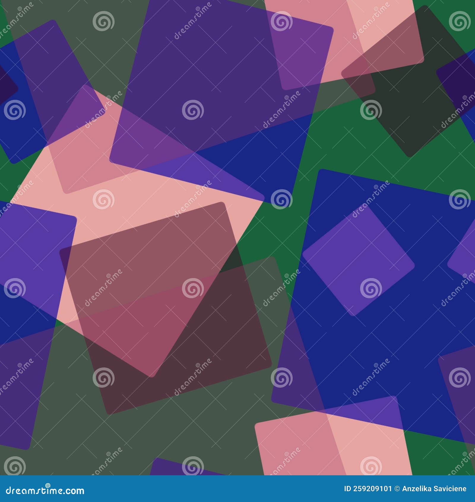 Seamless Pattern of Randomly Arranged Squares of Colored Motley Stock ...