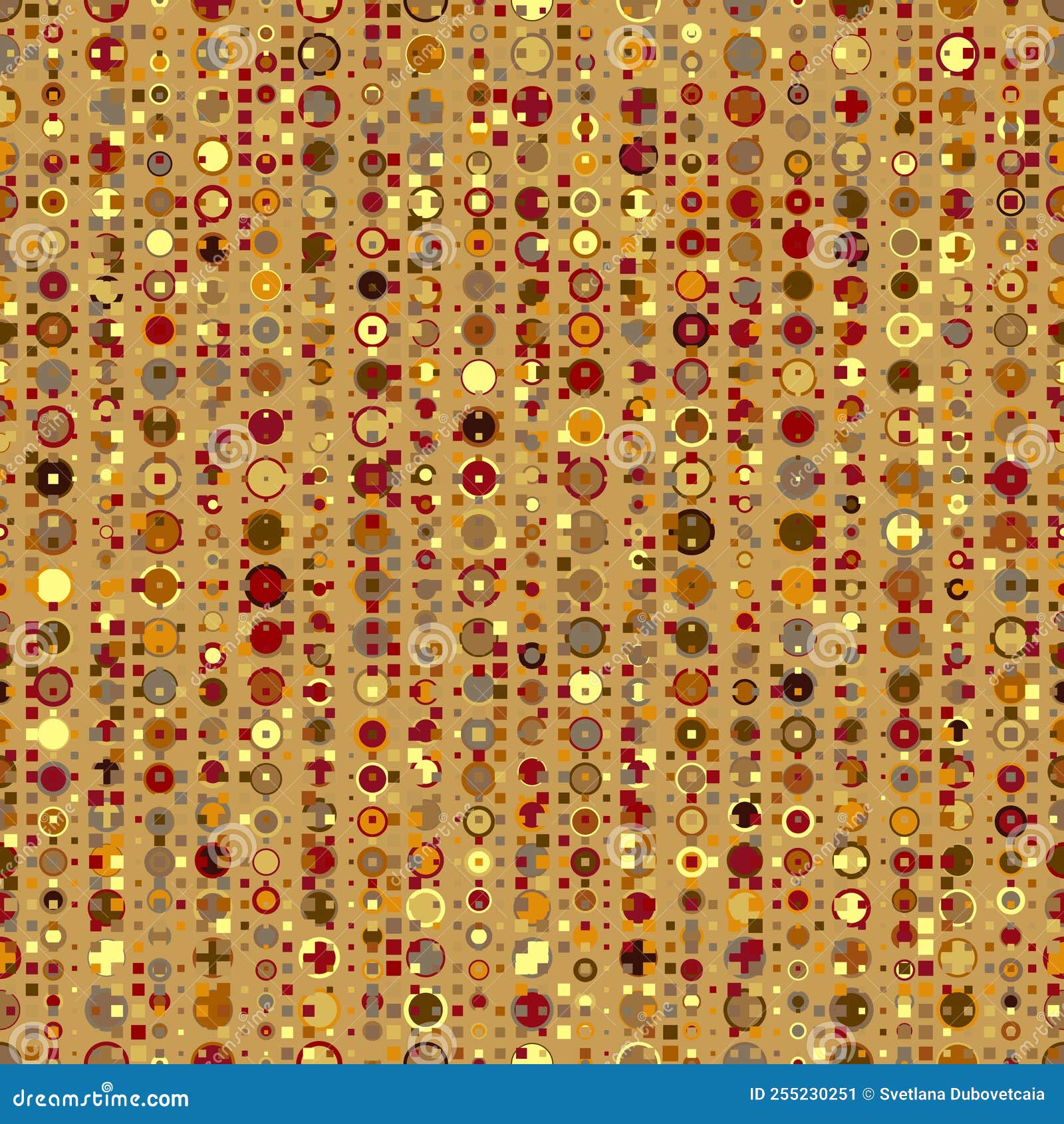 Abstract Seamless Pattern. Repeated Art Background. Klim Style in ...