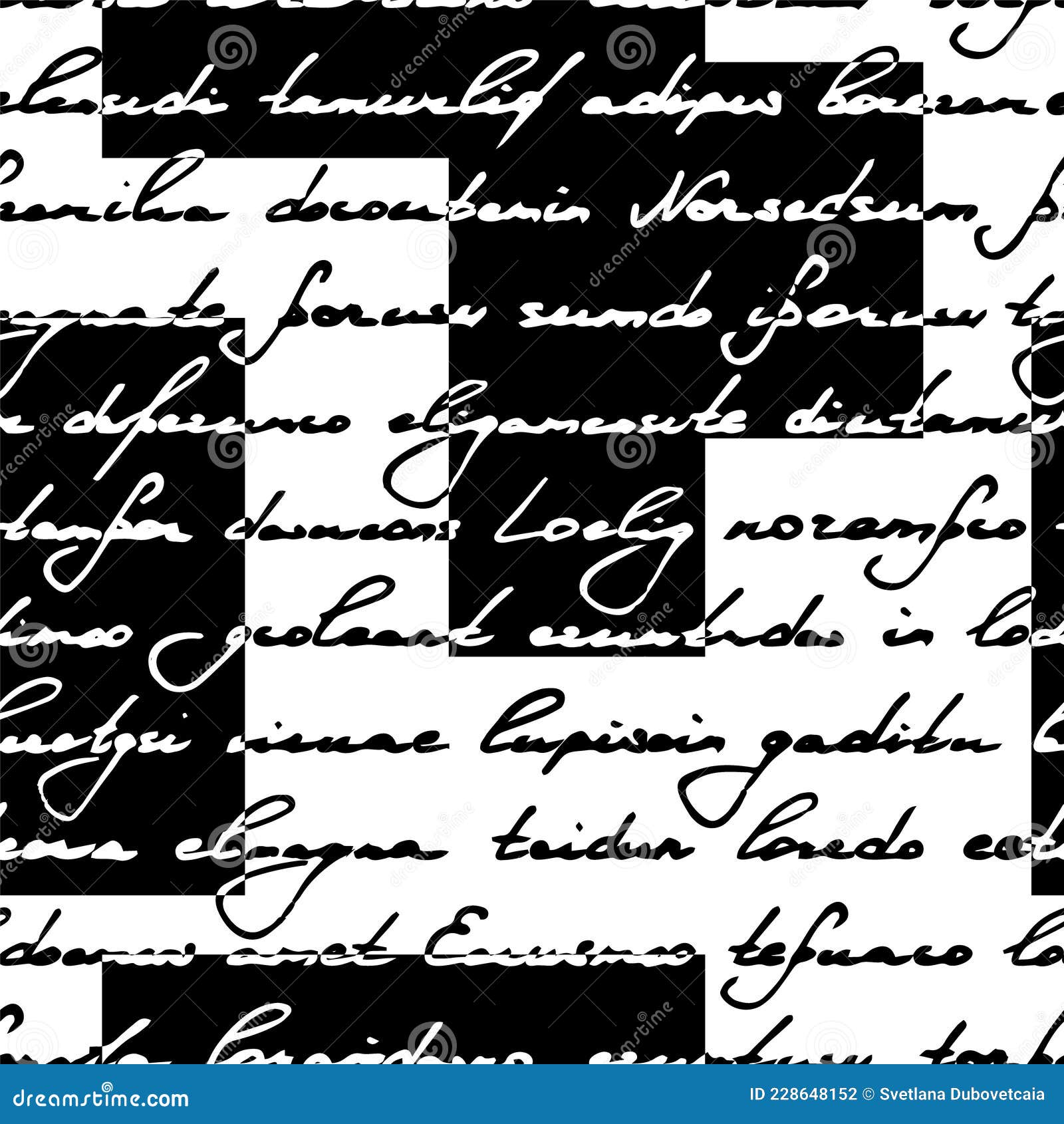 Abstract Seamless Pattern. Repeating Scrawl Pattern. Scribble ...