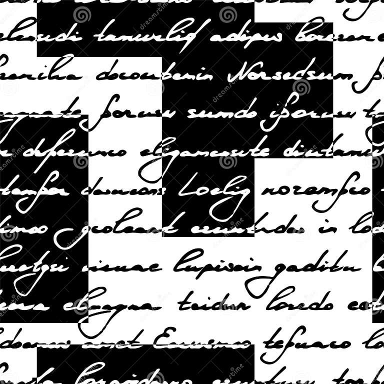 Abstract Seamless Pattern. Repeating Scrawl Pattern. Scribble ...