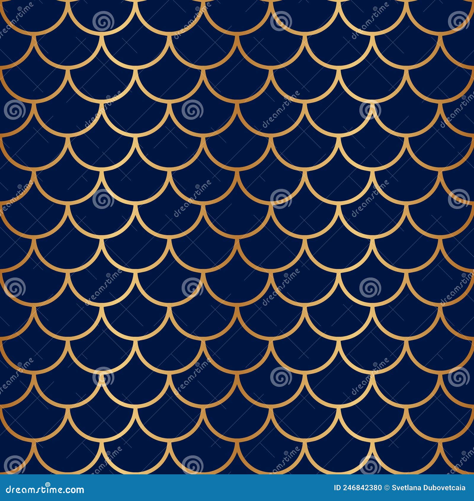 Abstract Seamless Pattern. Scale Animal Background. Fish Scallop ...