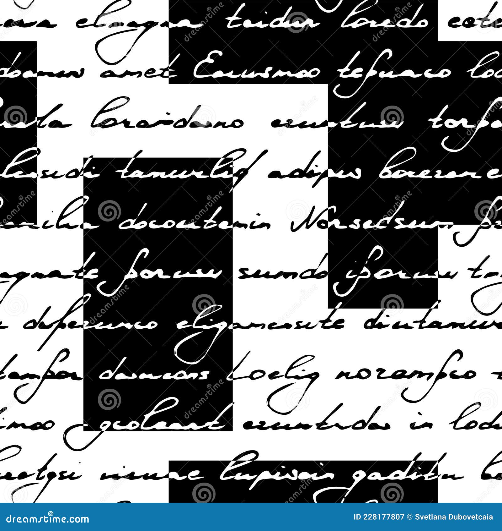 Abstract Seamless Pattern. Scribble Background. Repeating Scrawl ...