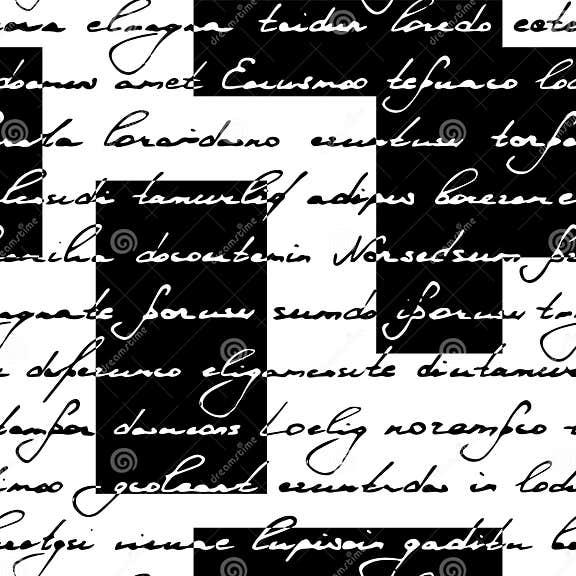 Abstract Seamless Pattern. Scribble Background. Repeating Scrawl ...