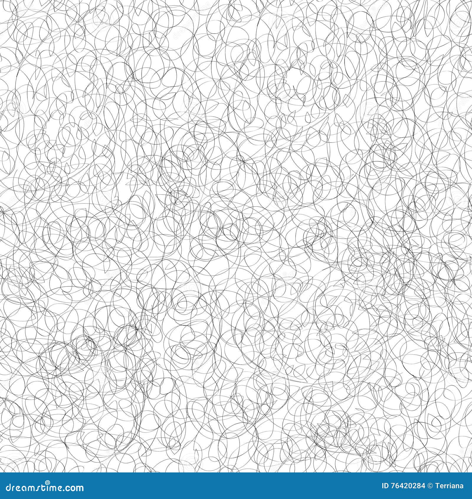 Abstract Seamless Pattern. Scribble Chaotic Line Doodle Texture Stock ...