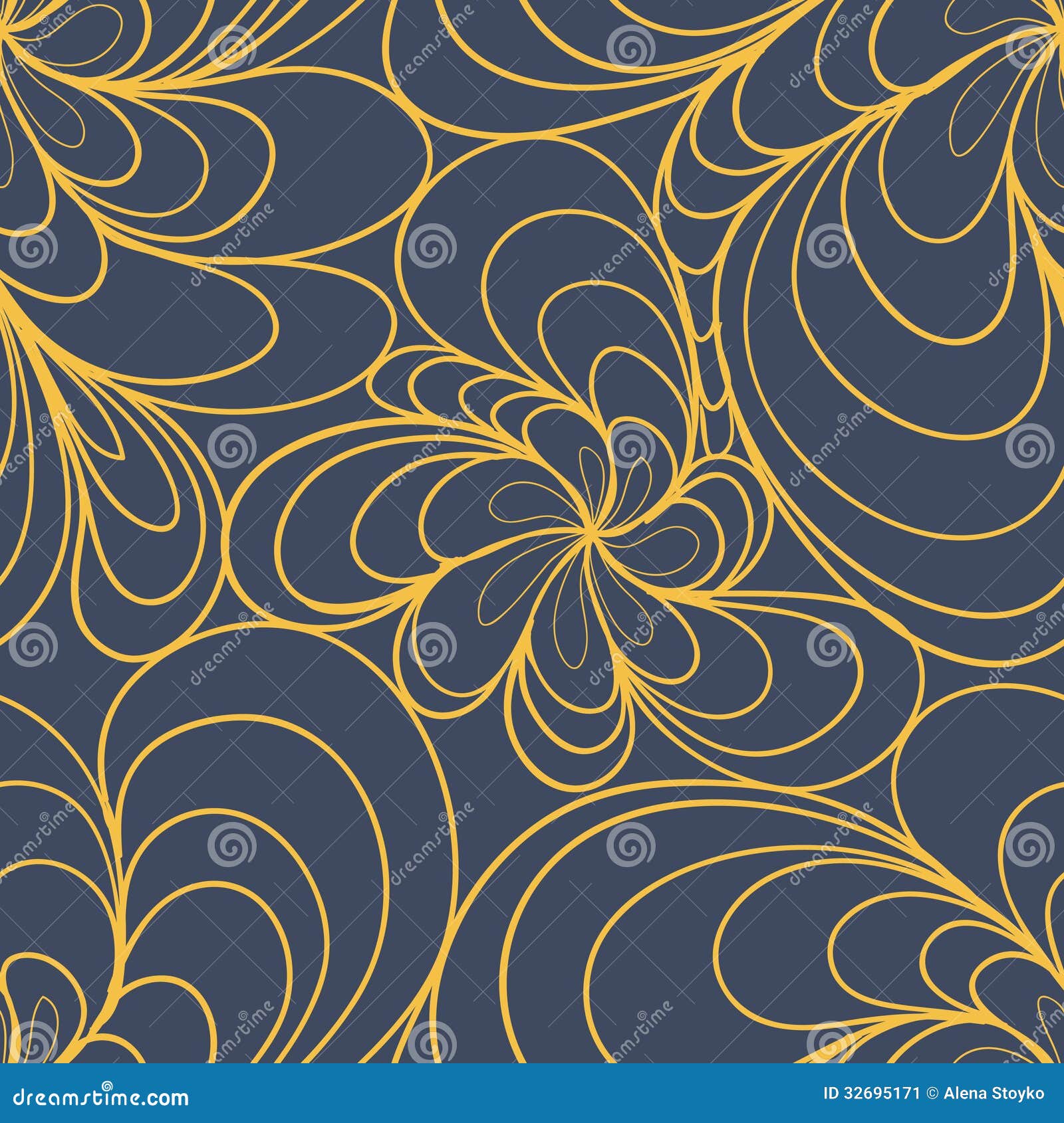 Abstract Seamless Pattern with Simple Elements Stock Vector ...