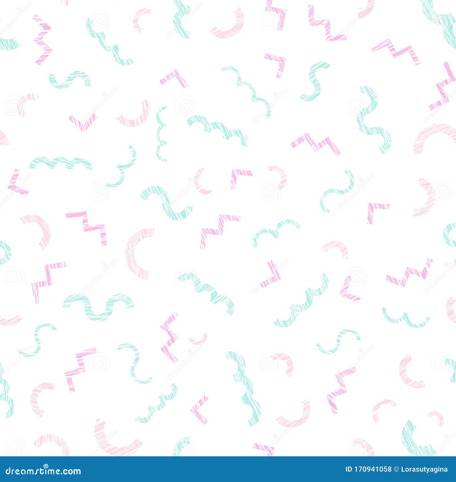 Abstract Seamless Pattern. Simple Scratchy Texture Stock Vector ...