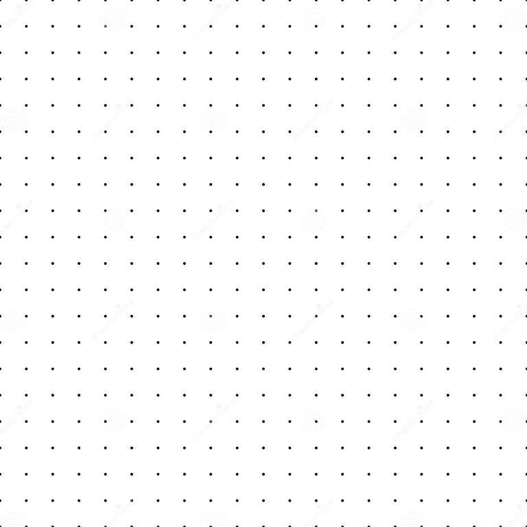 Abstract Seamless Pattern. Small Black Dots in Square Order Stock ...