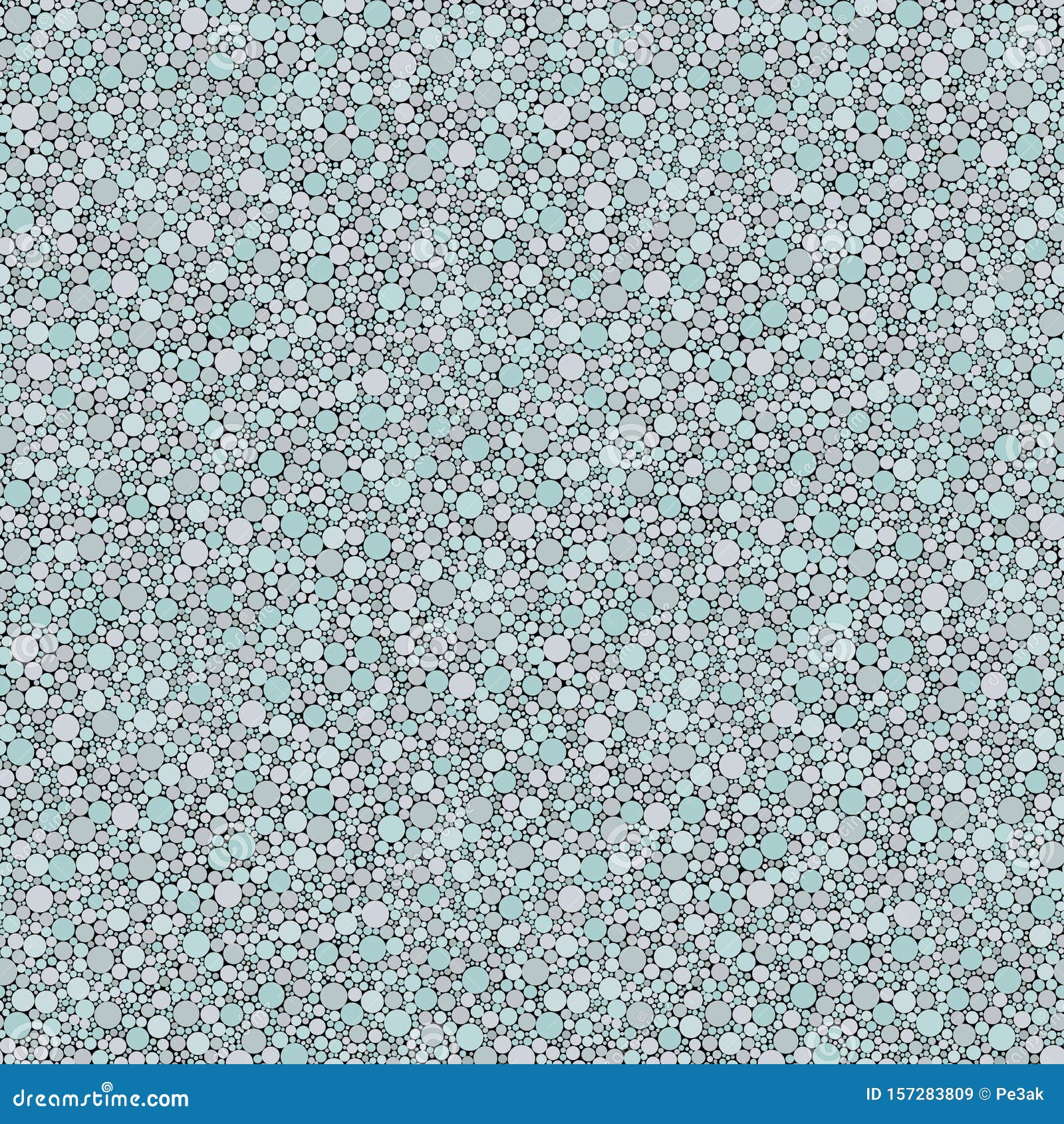 Abstract Seamless Pattern Small Blue Circles Texture Background Stock ...