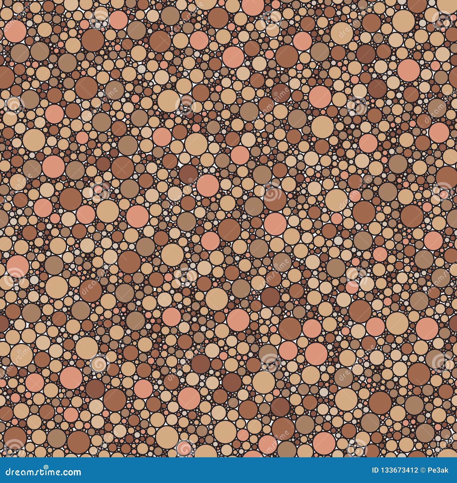 Abstract Seamless Pattern Small Circles Texture Background Stock Vector ...