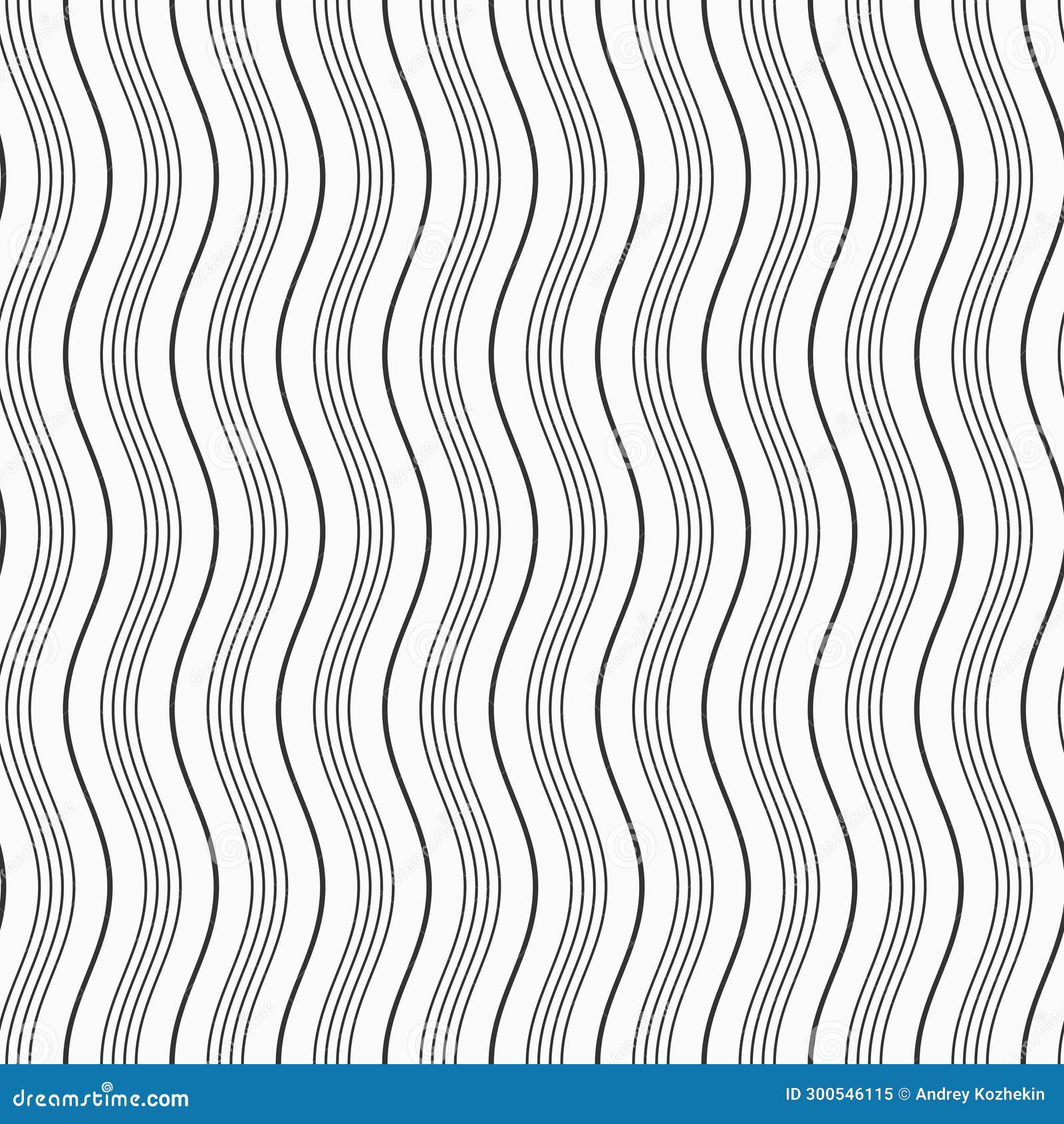 Abstract Seamless Pattern with Smooth Wavy Lines, Curves Stock Vector ...