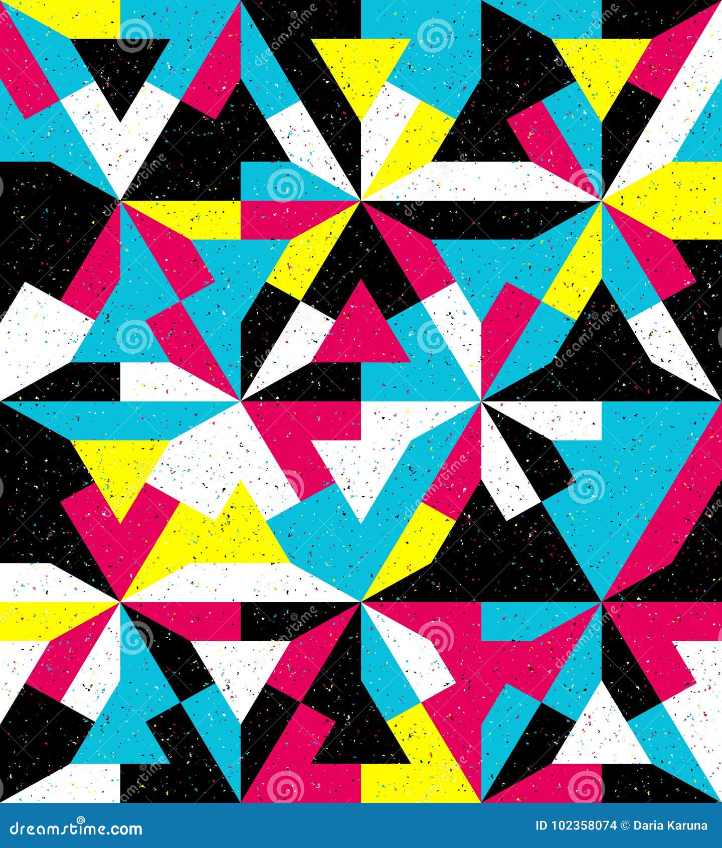 Abstract Seamless Pattern in the Style of Grunge. Small Particles Stock ...