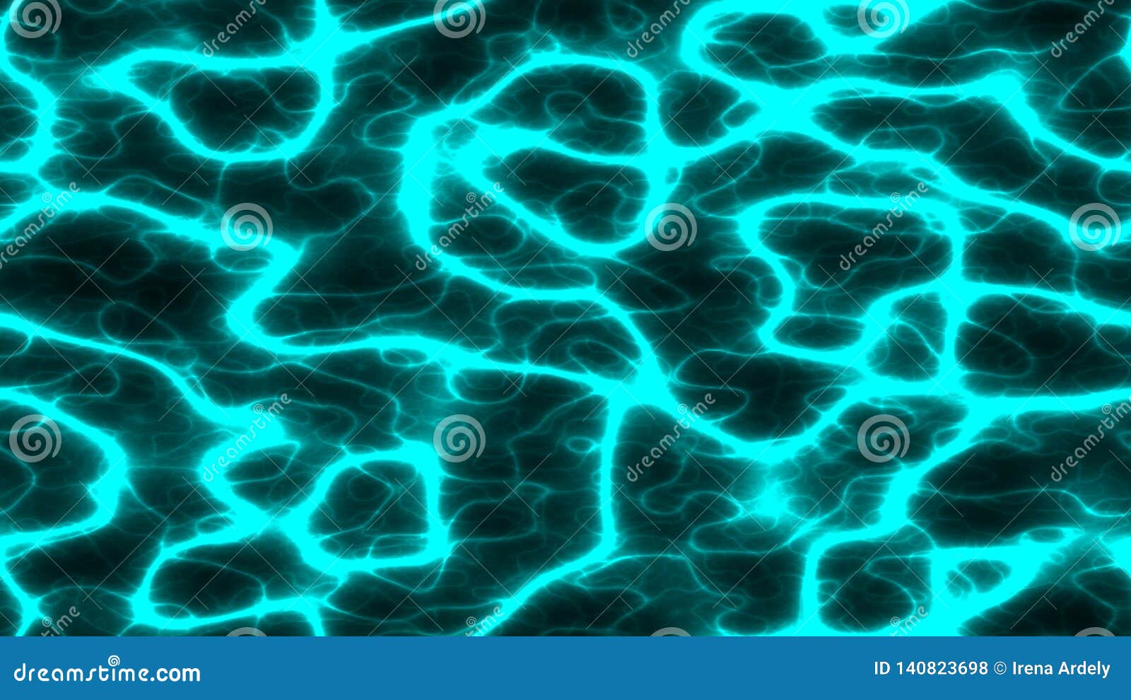 Abstract Seamless Pattern Background - Neon Lighting Blue Cyan Colored ...