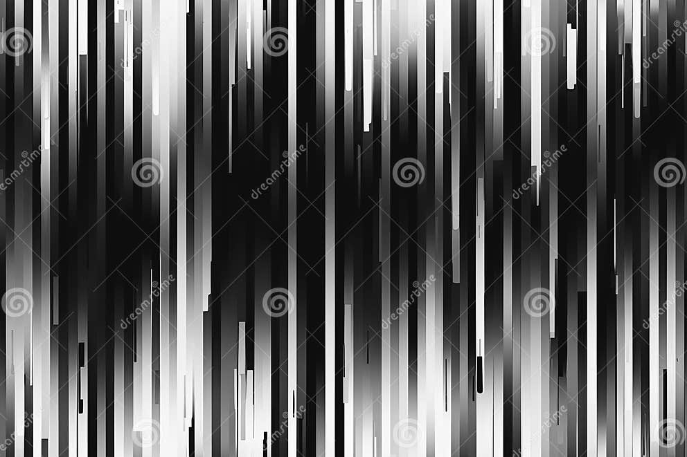 Abstract Seamless Pattern Texture with Black White Lines Interference ...