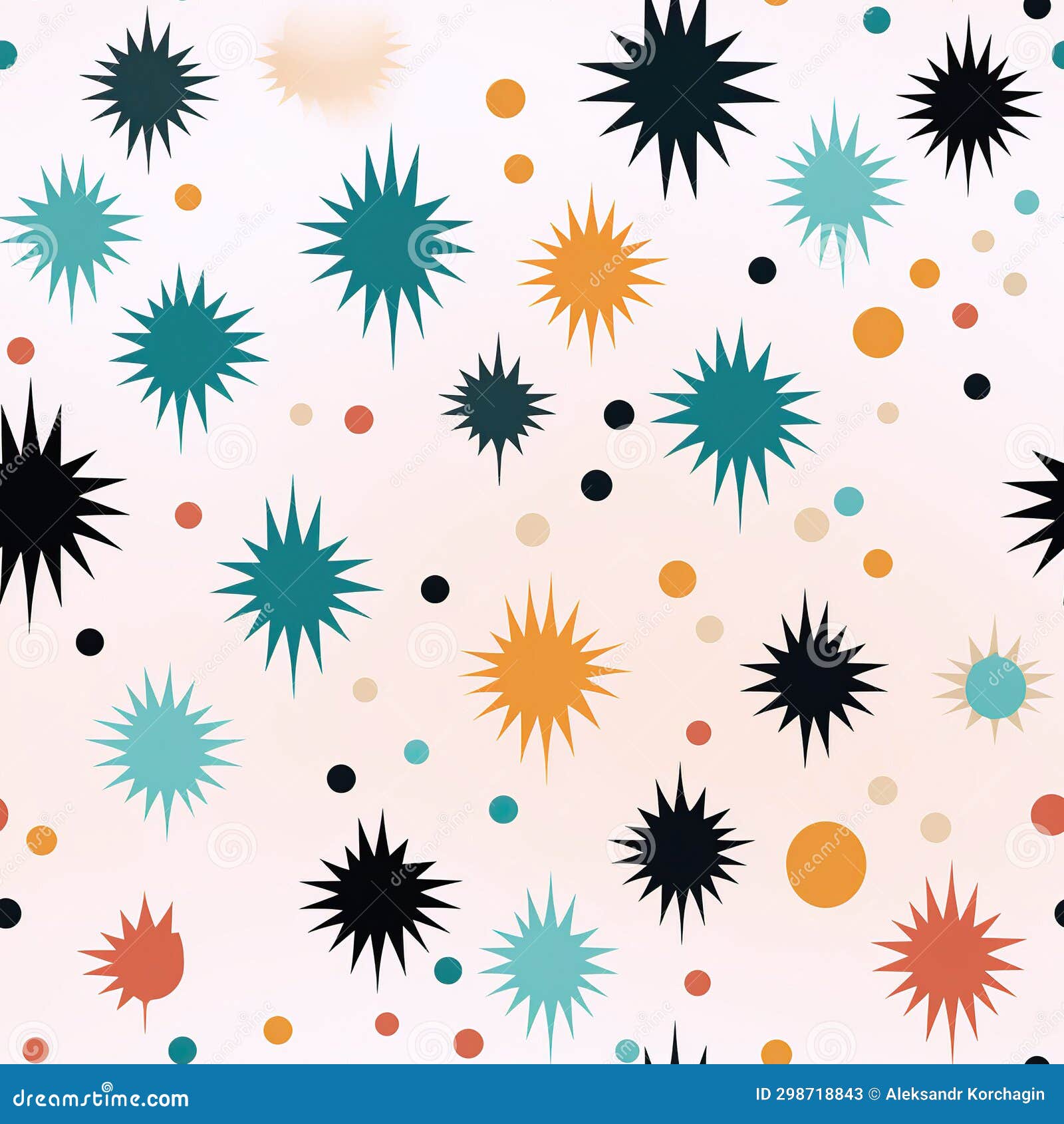 Abstract Seamless Pattern Texture with Multicolored Spots on White ...