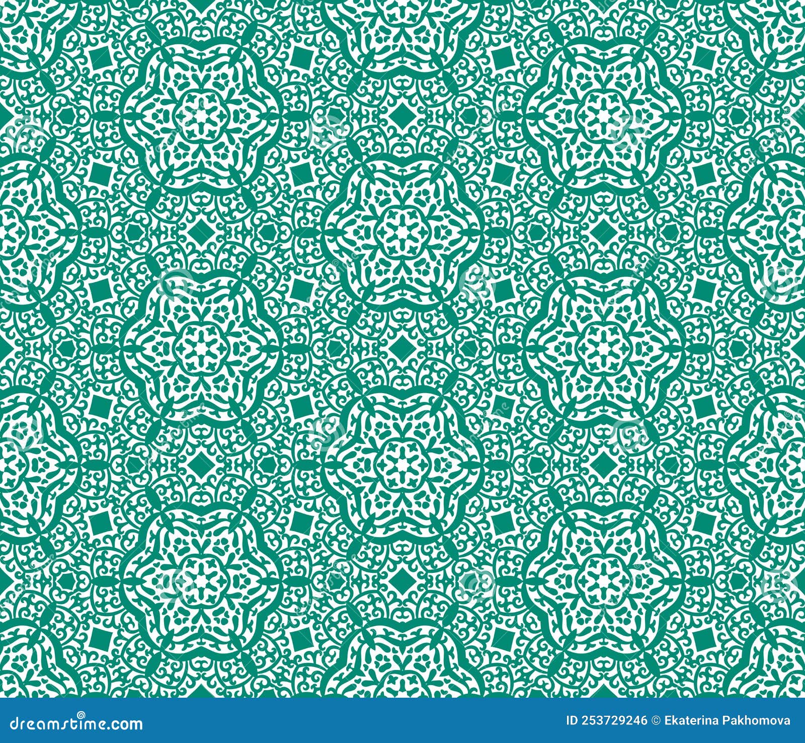 Abstract Thin Line Seamless Pattern. Linear Ornamental Geometric ...