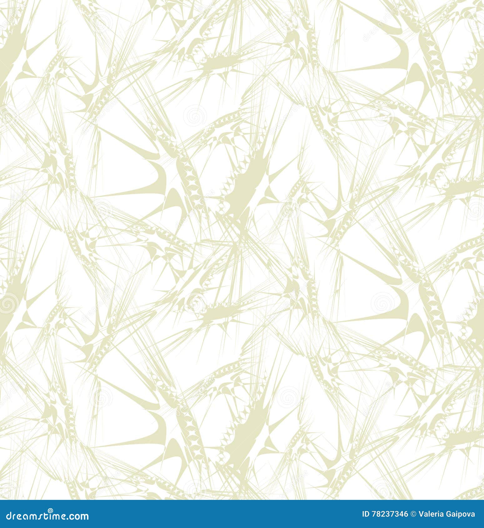 Abstract Seamless Pattern with Thorns. Stock Vector - Illustration of ...