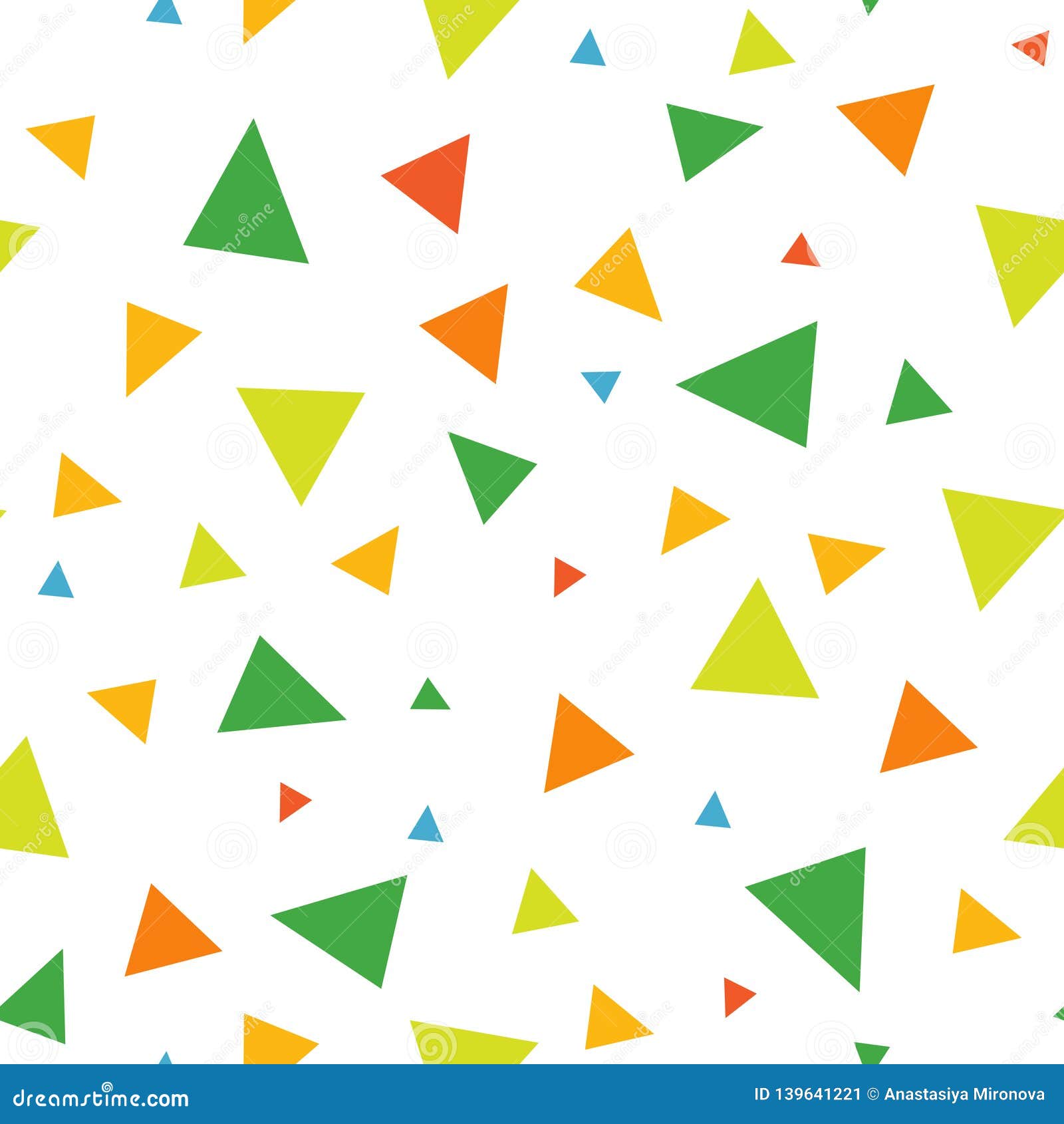 Abstract Seamless Pattern of Triangles Stock Vector - Illustration of ...