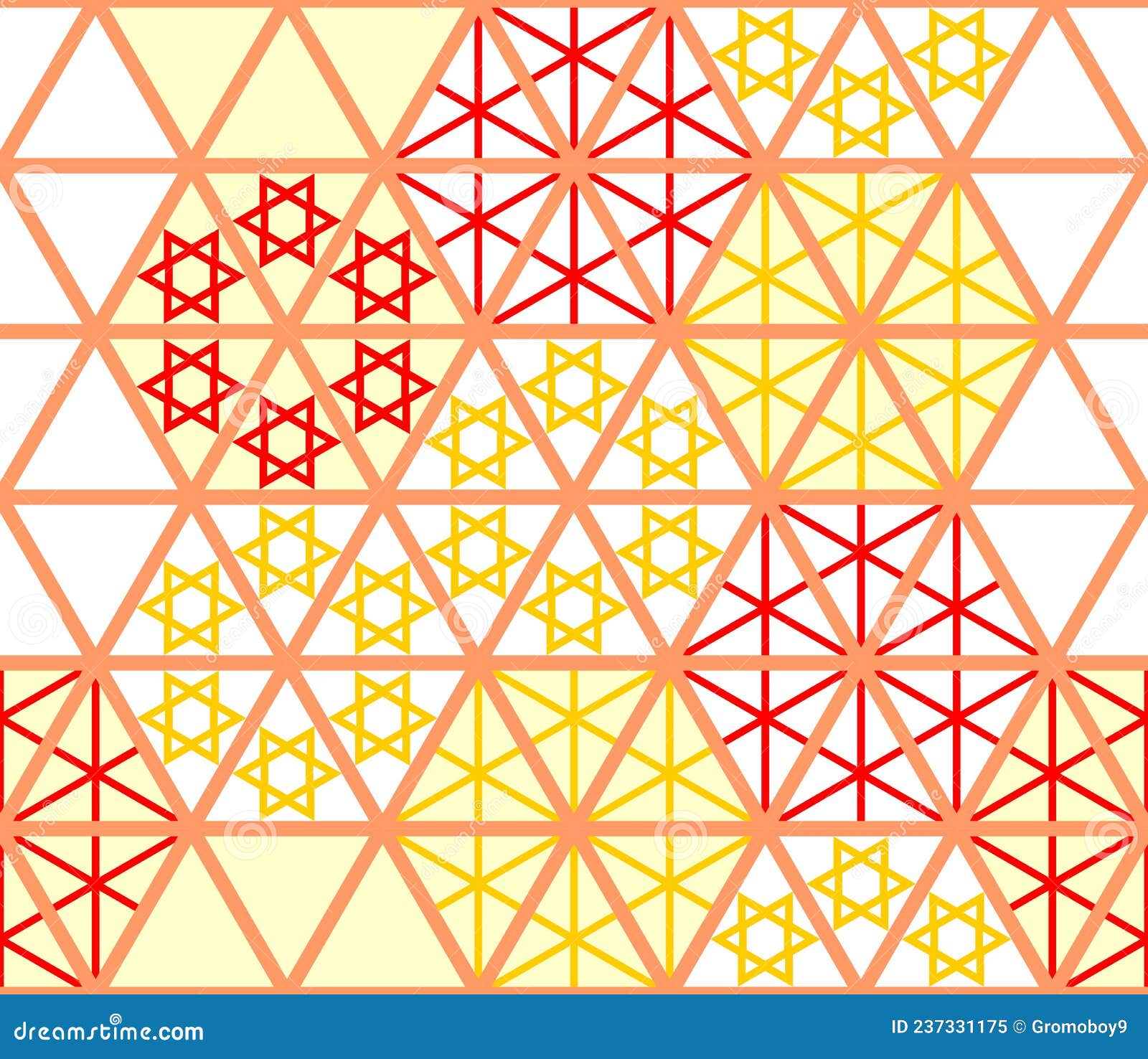 Abstract Seamless Pattern in Triangles in Japanese Style. Vector Design ...