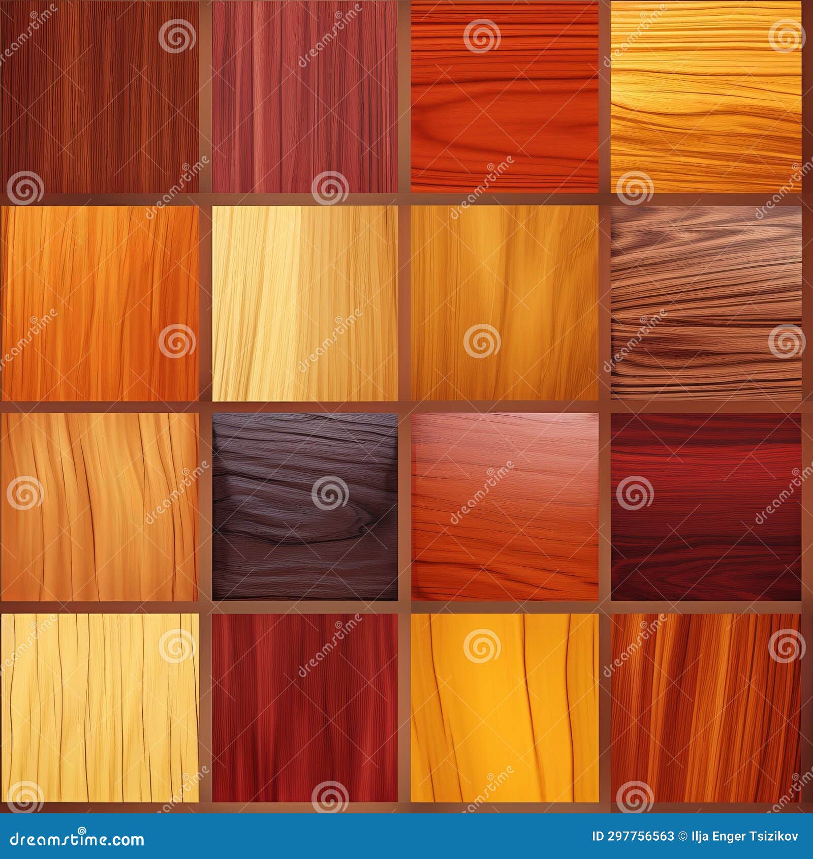 Abstract Seamless Pattern of Various Natural Wood Textures for ...