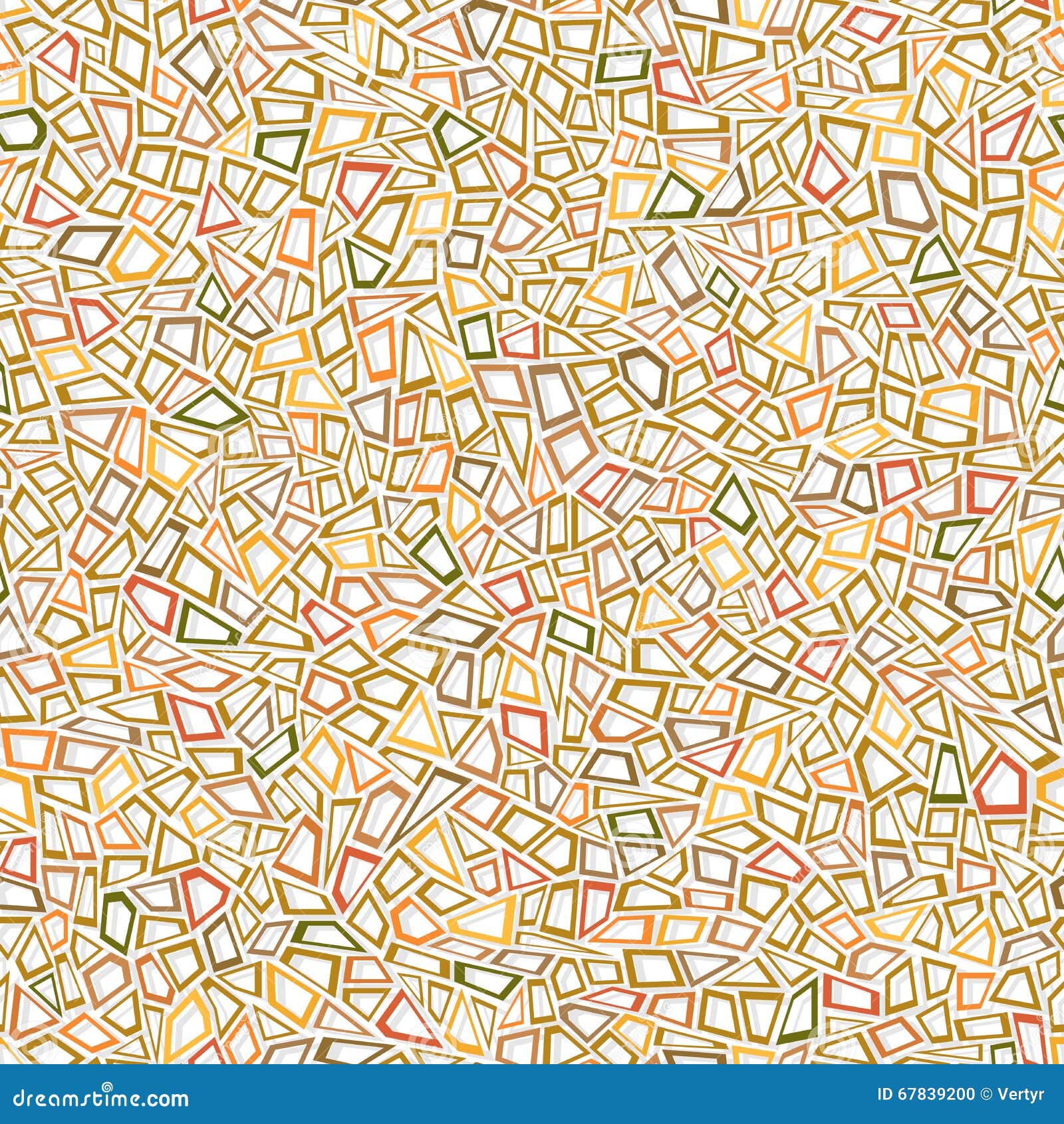 Abstract Seamless Pattern of Various Polygons. Stock Vector ...