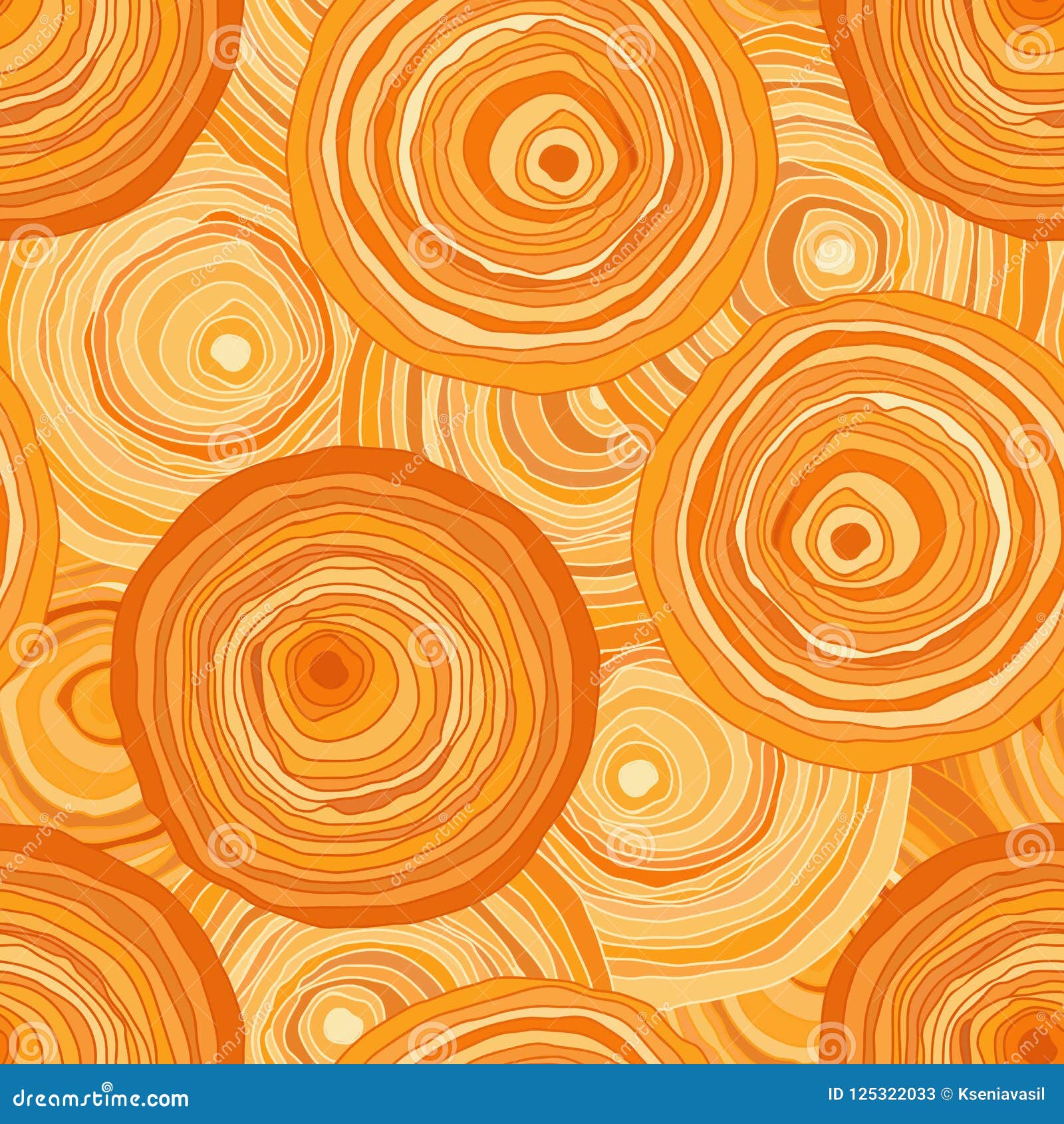 Circles contour orange stock vector. Illustration of australian - 125322033