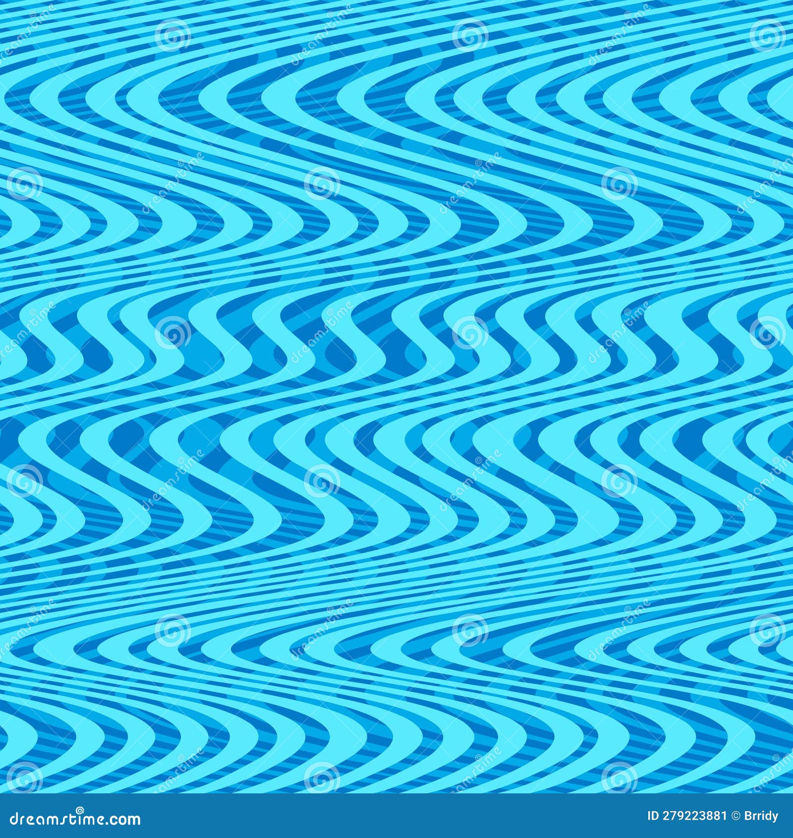 Abstract Seamless Pattern with Water Ripple. Vector Background with ...