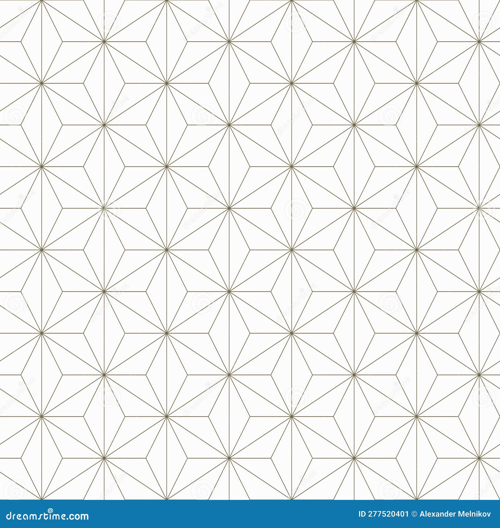 Abstract Seamless Repeating Asanoha Pattern Stock Vector - Illustration of lamellar, frame ...
