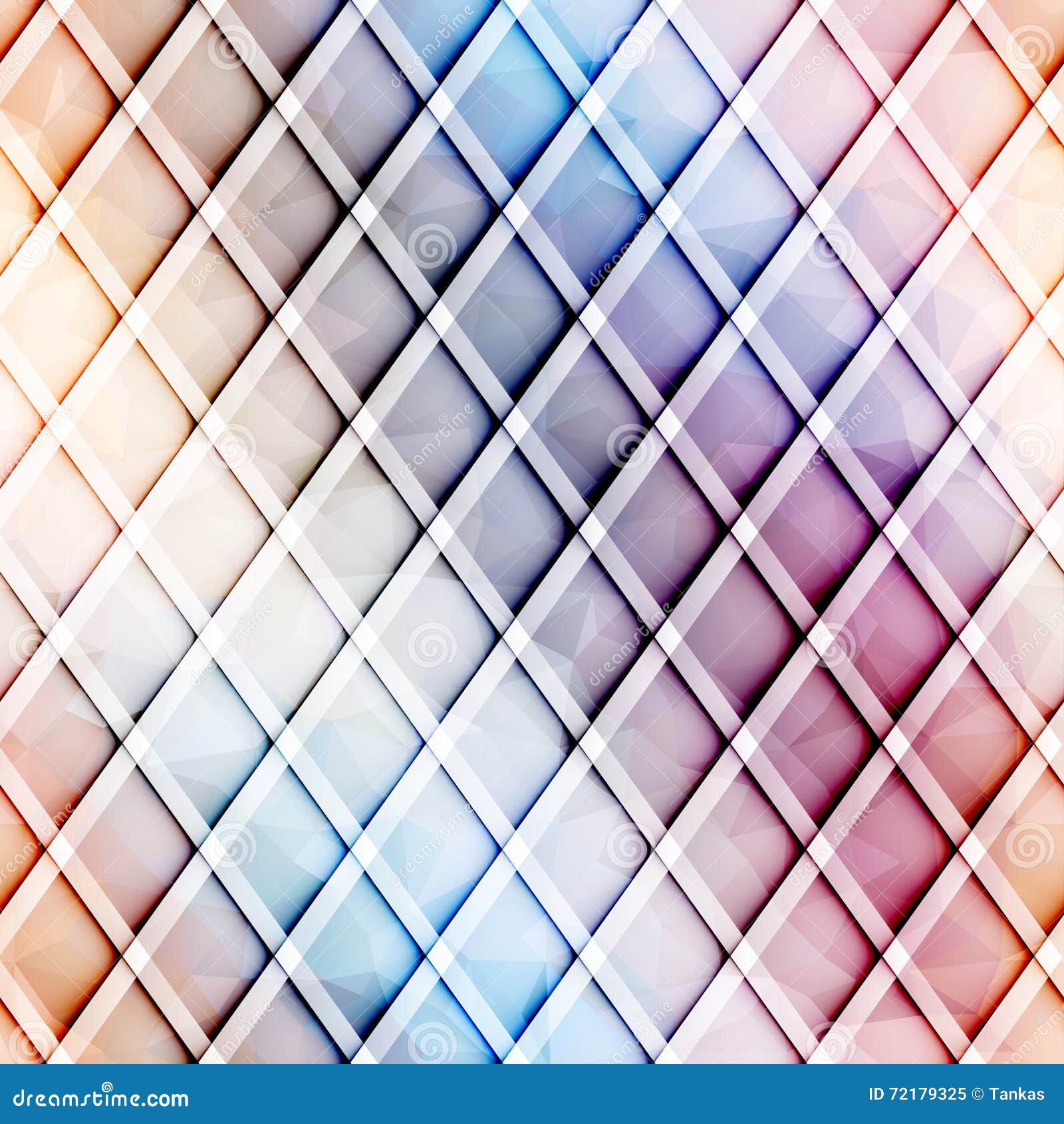 Abstract Seamless Rhombus Pattern. Stock Vector - Illustration of ...