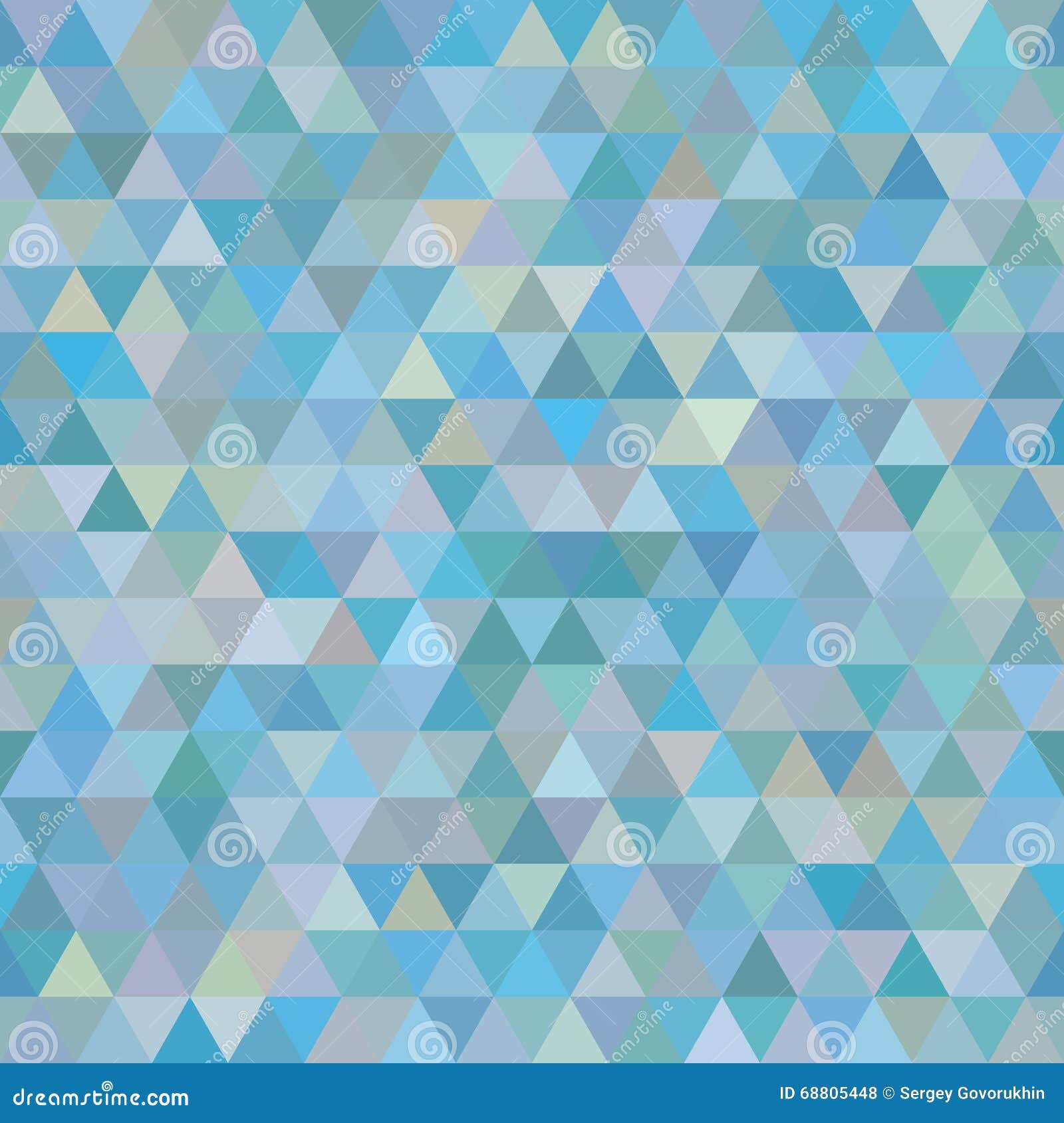 Abstract Seamless Sample of the Repeating Triangles of Elements. Stock ...