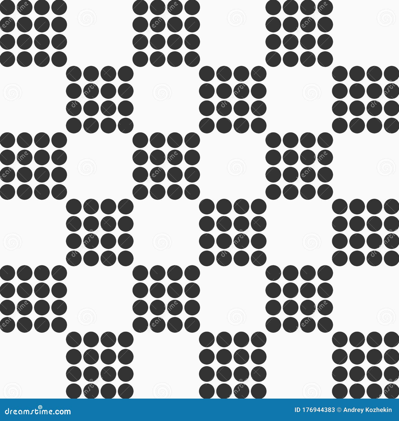 Abstract Seamless Small Circles Pattern. Groups of Circles Stock Vector ...