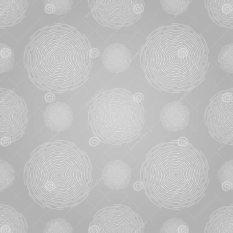 Abstract Seamless Spiral Design Pattern. Circular Stock Vector ...