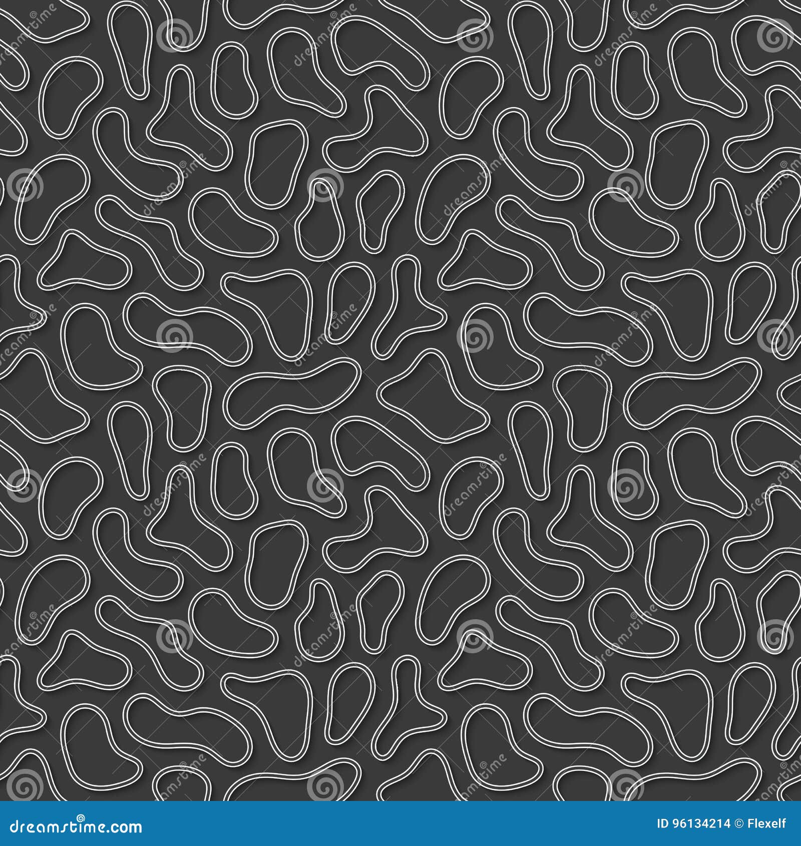 Abstract Seamless Stain Pattern. Stock Vector - Illustration of ...