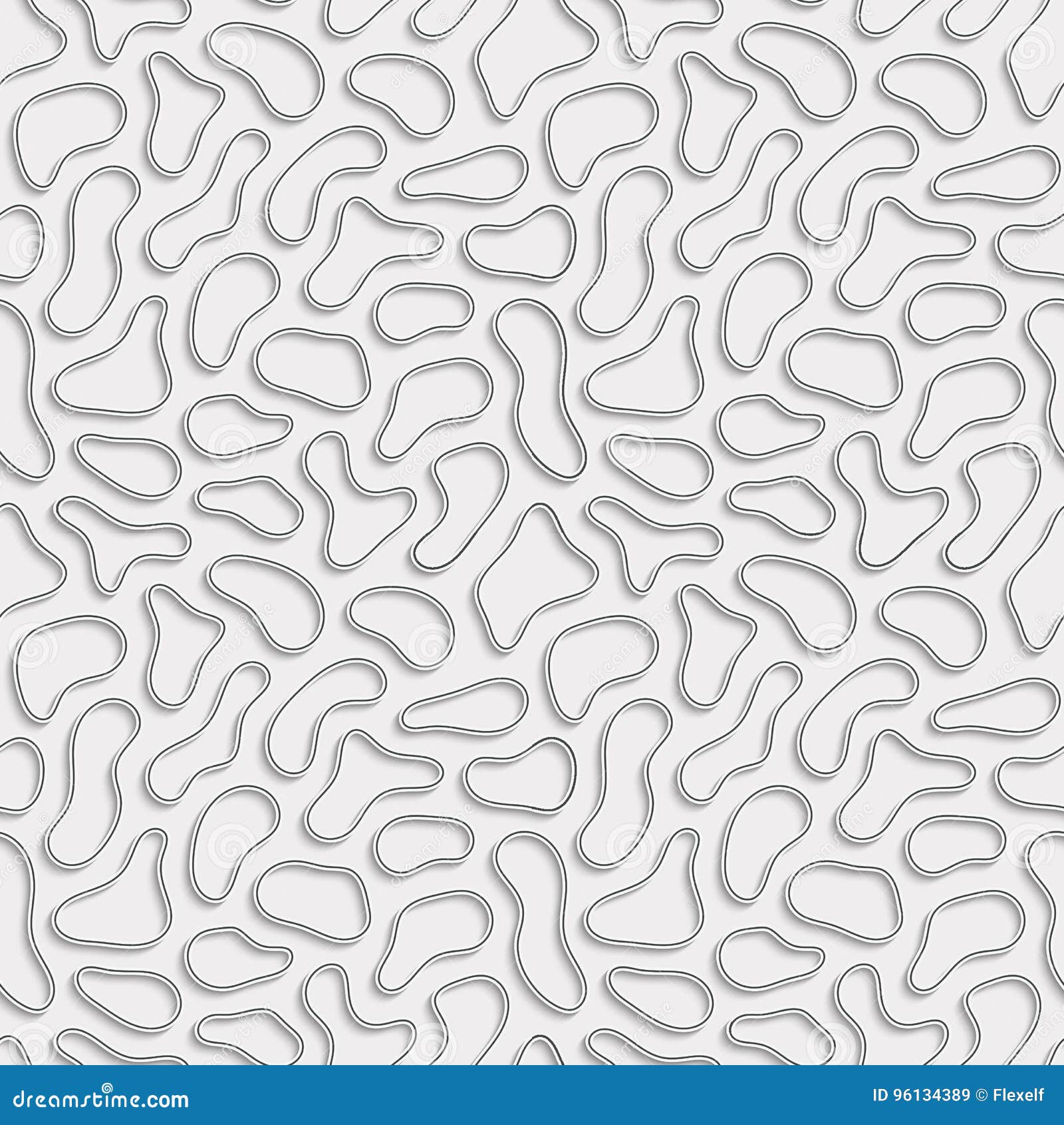 Abstract Seamless Stain Pattern. Stock Vector - Illustration of ...