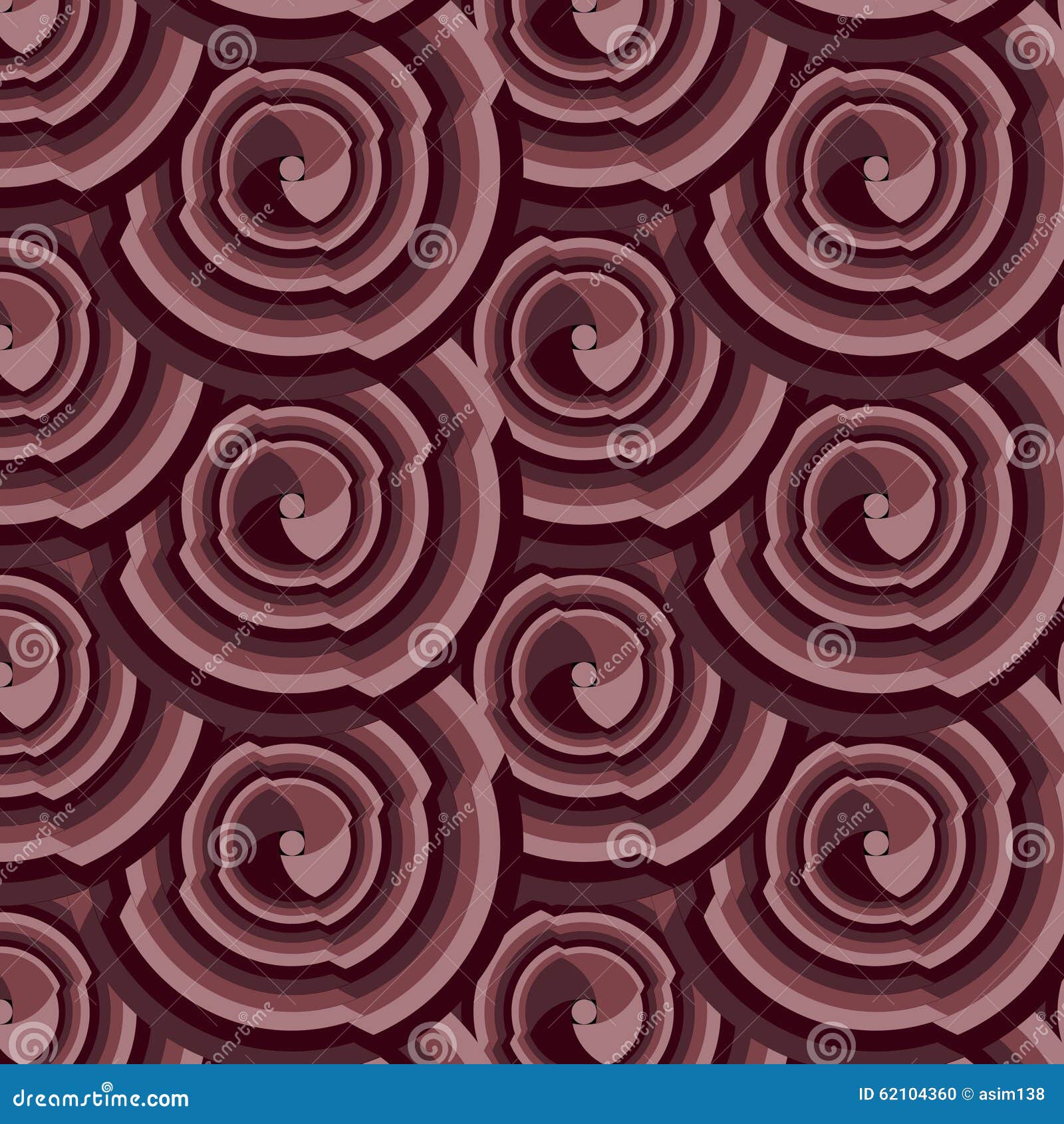 Abstract Seamless Swirl Vintage Pattern Stock Vector - Illustration of ...