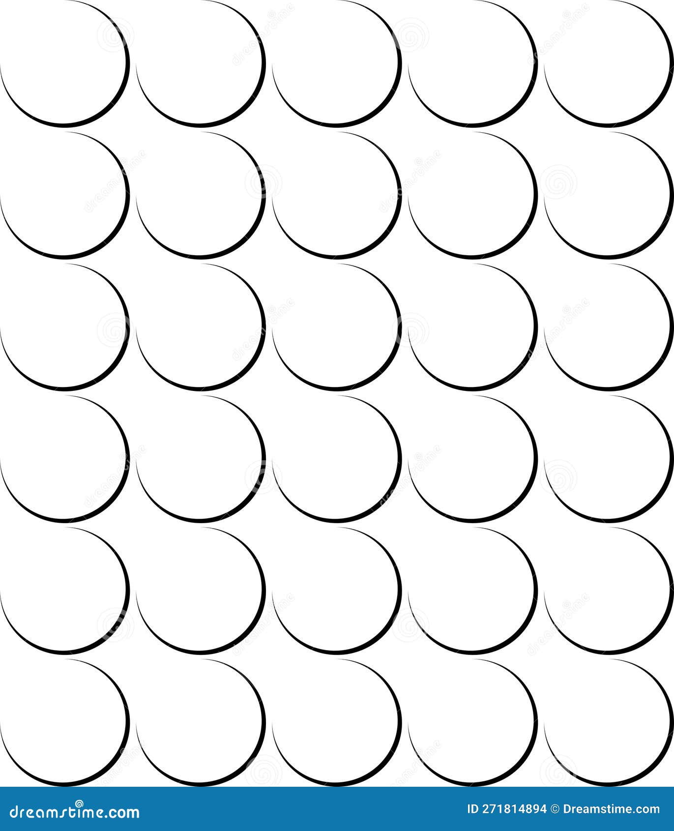 Seamless Thin Line Curly Pattern, Screen Print Linear Texture ...