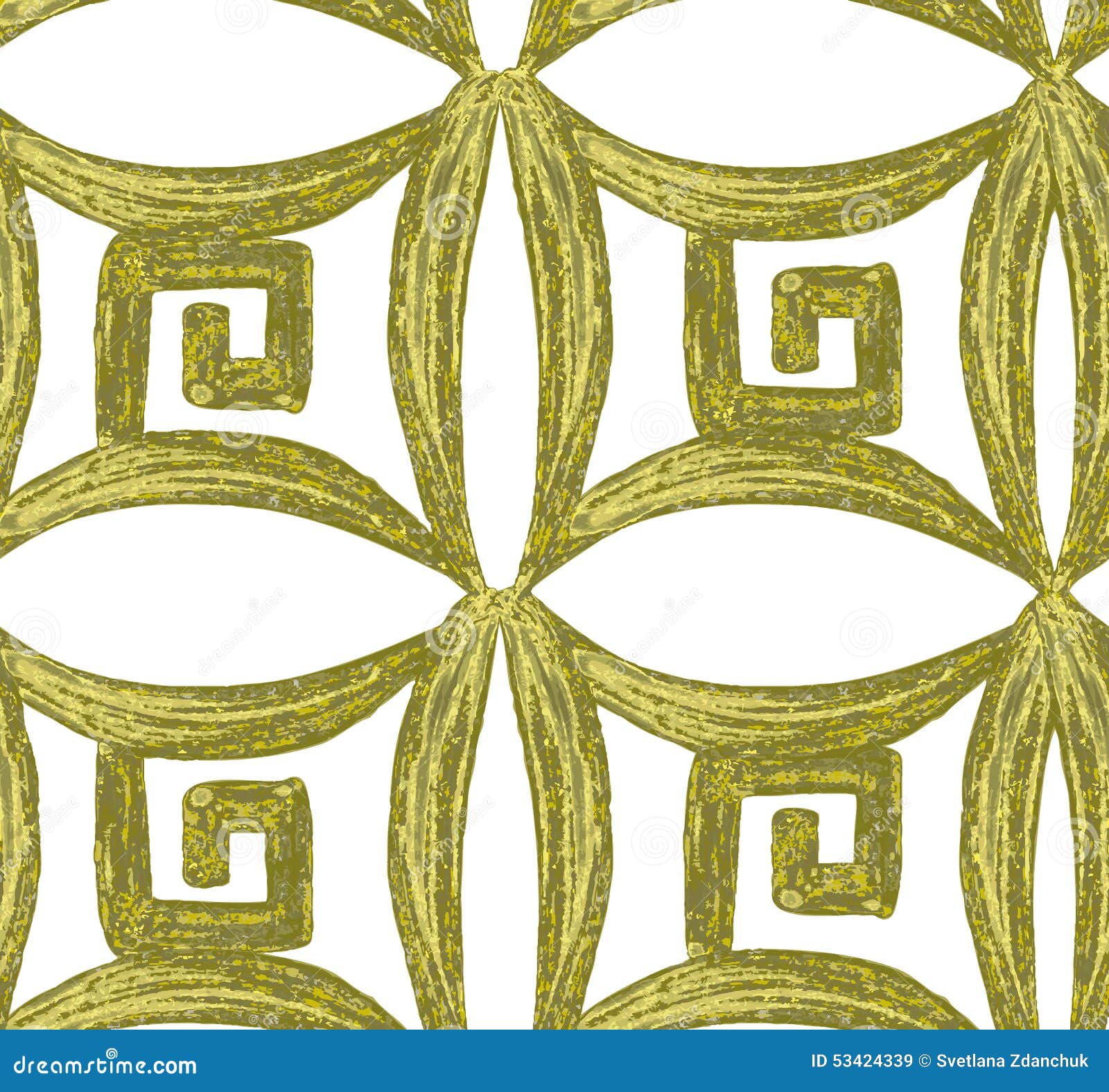 Abstract Seamless Tradition Watercolor Vector Stock Vector ...