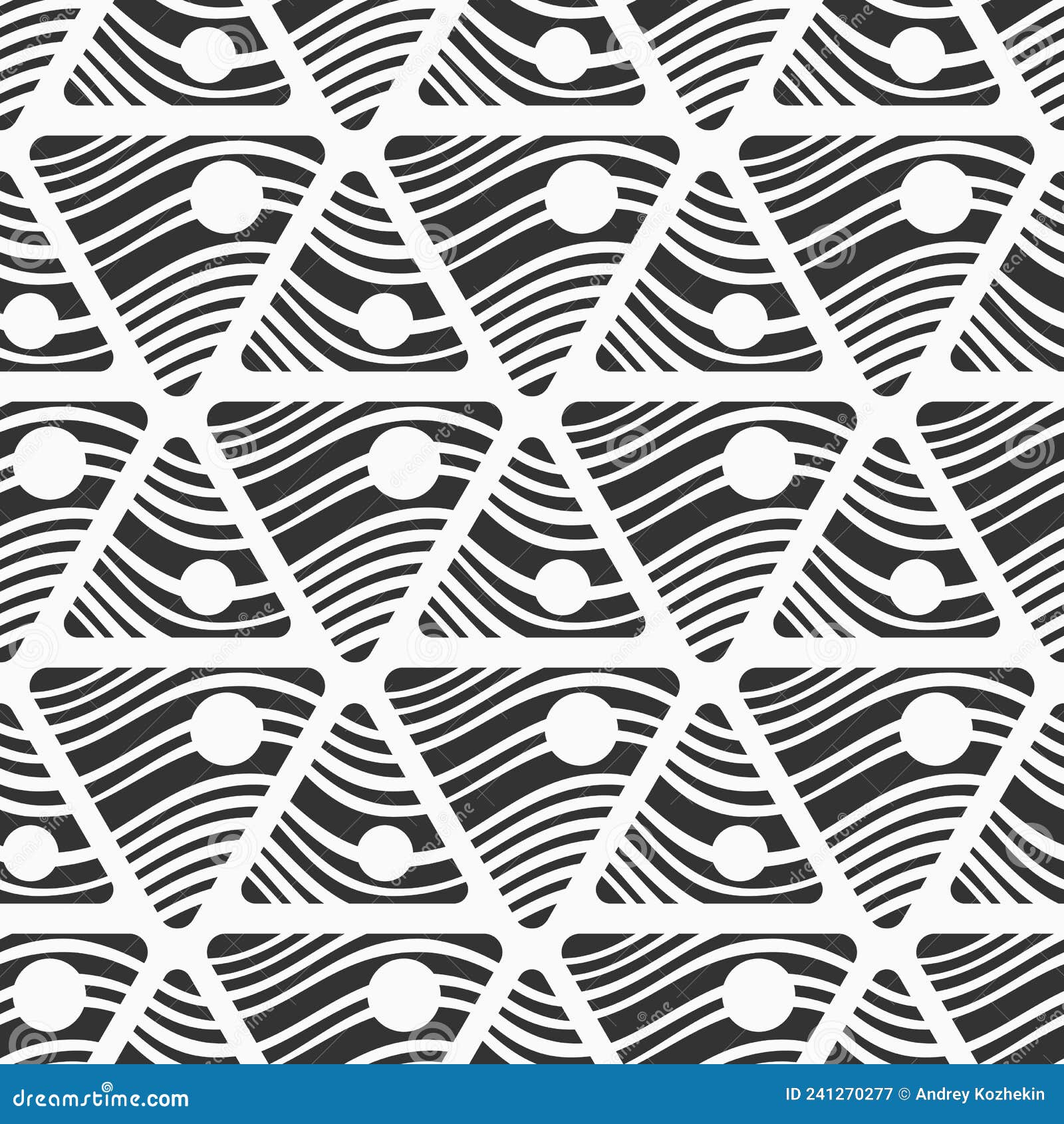Abstract Seamless Triangles Pattern. Repeating Geometric Tiles of ...