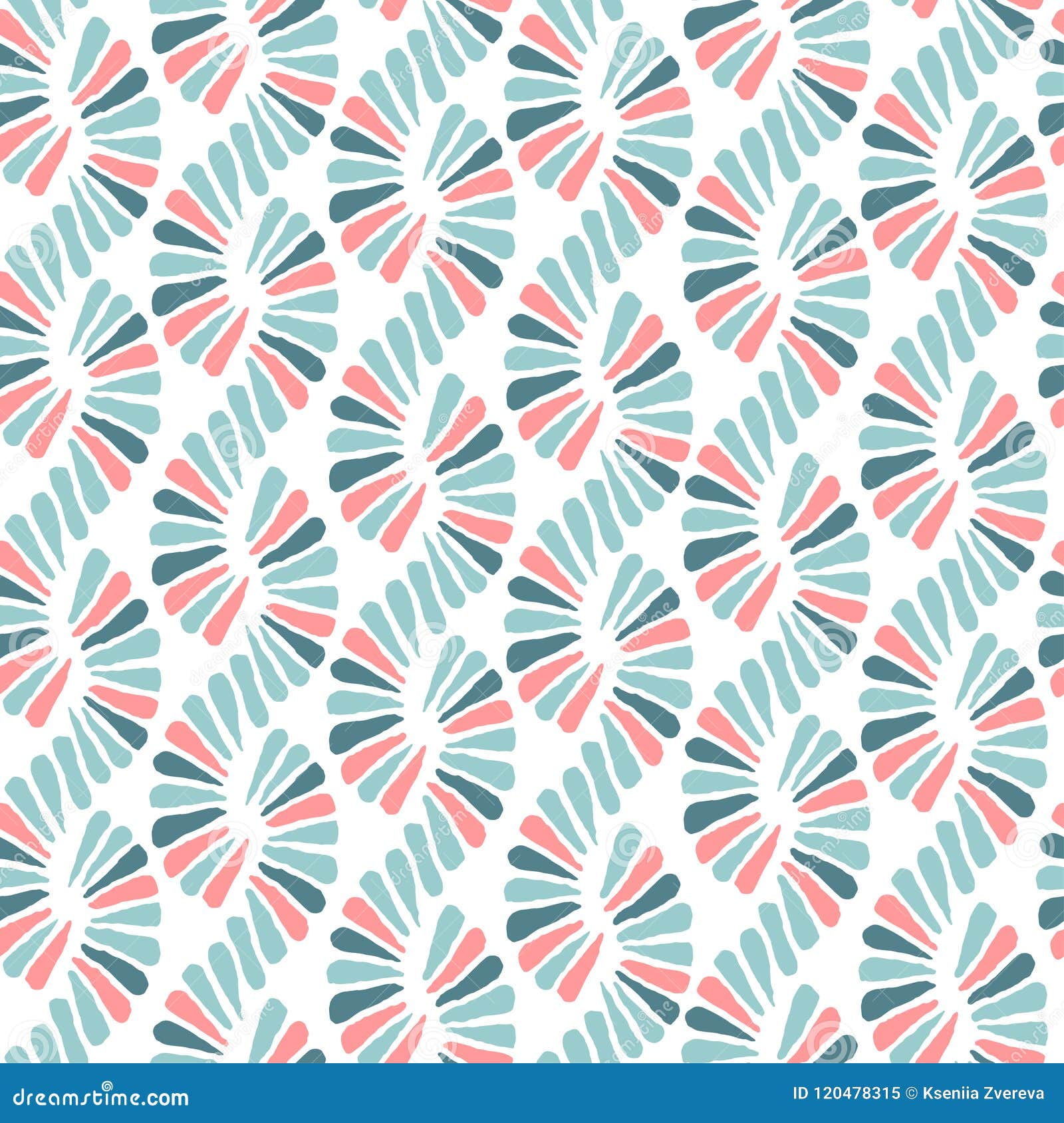 Abstract Seamless Vector Nature Ribbon Pigtail Retro Pattern Stock ...