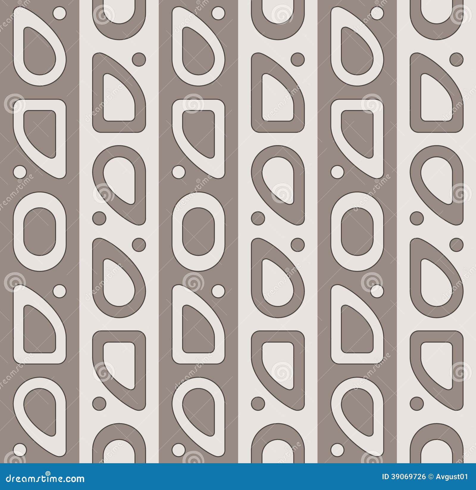 Abstract Seamless Wallpaper Stock Vector - Illustration of retro ...