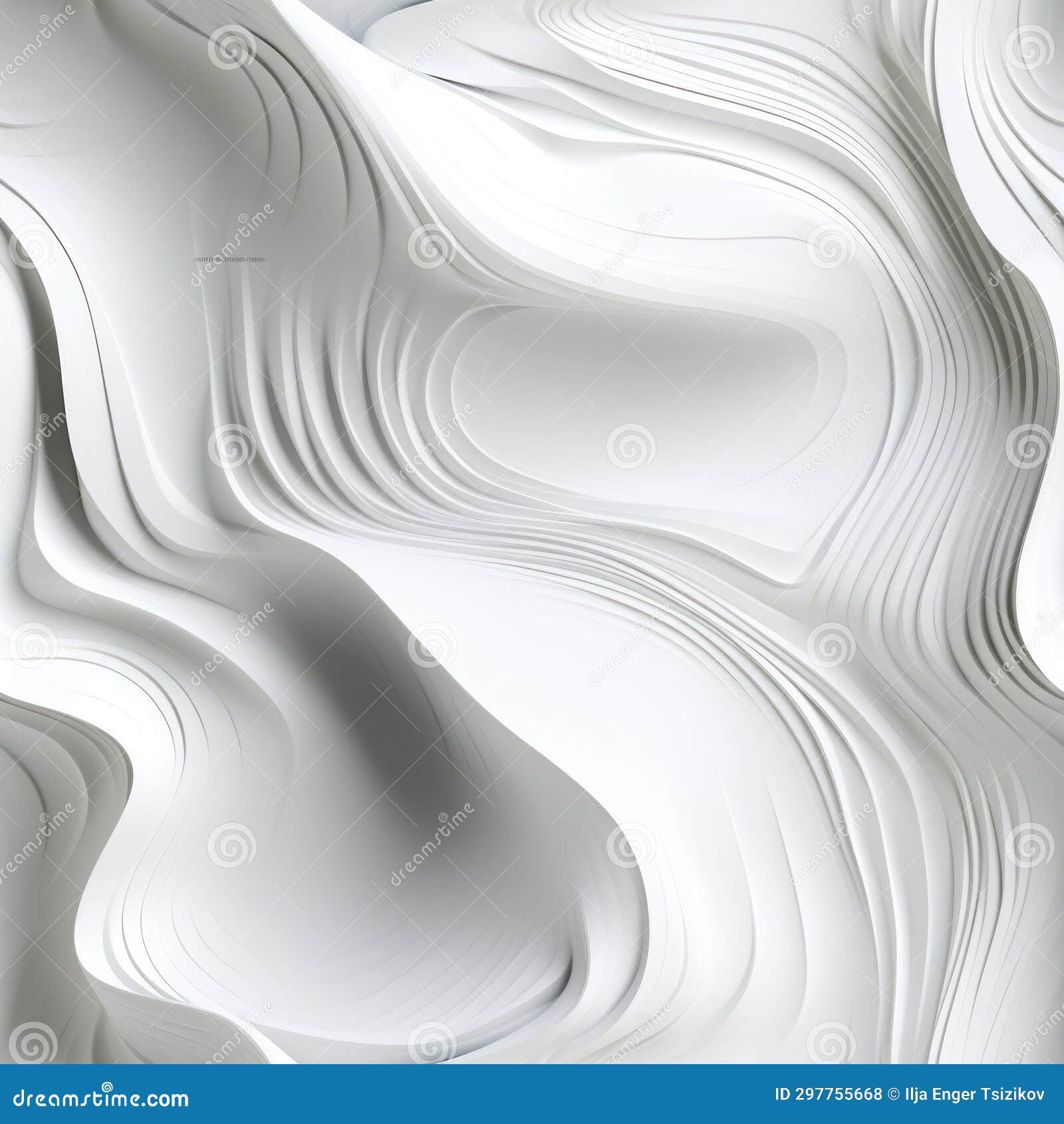 Abstract Seamless Wave Pattern on White Wall Texture with Modern ...
