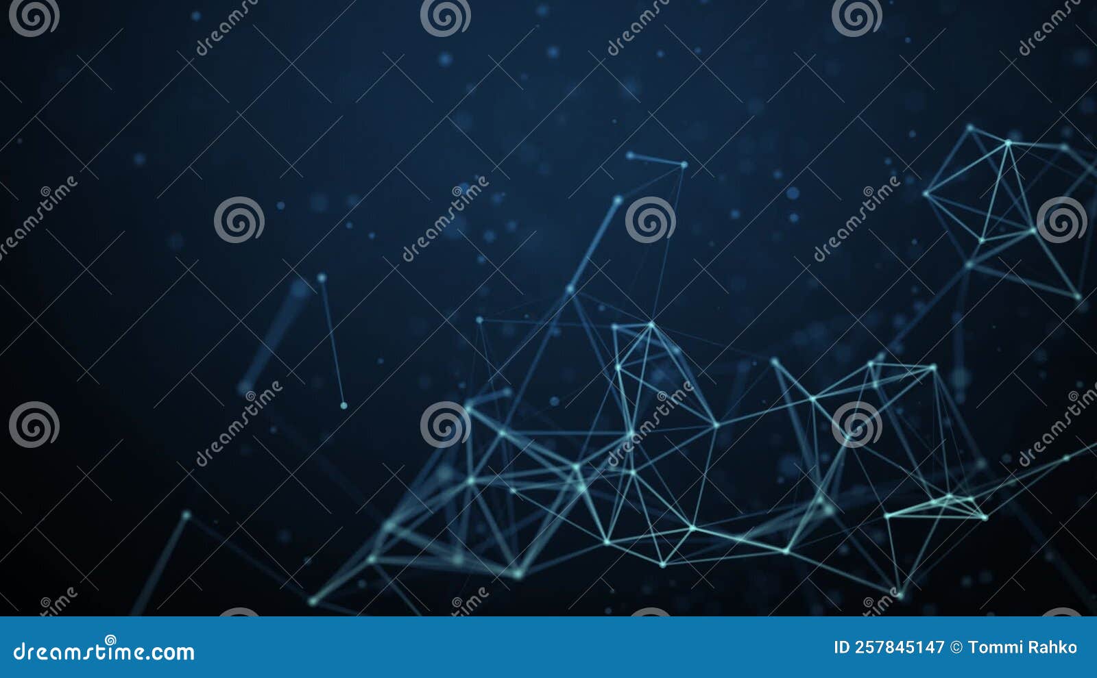 Abstract Seamlessly Looping Plexus-style Technology Background. Stock ...