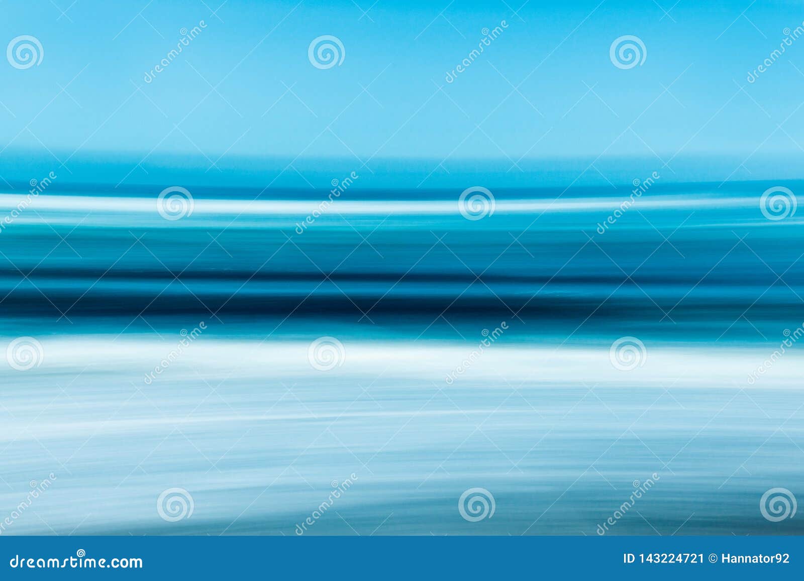 Abstract Seascape in Bright Blue Colors Stock Image - Image of coast ...