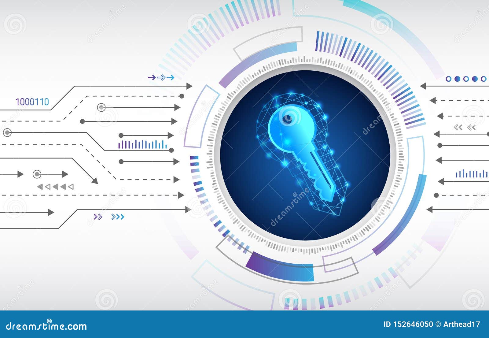 Abstract Security Digital Technology Background. Internet and ...