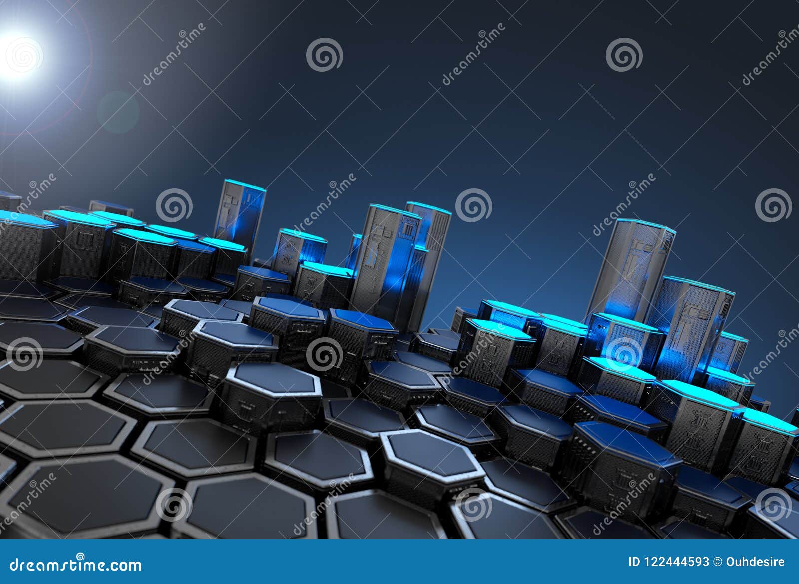 Abstract Security Technology Background Stock Image - Image of abstract ...
