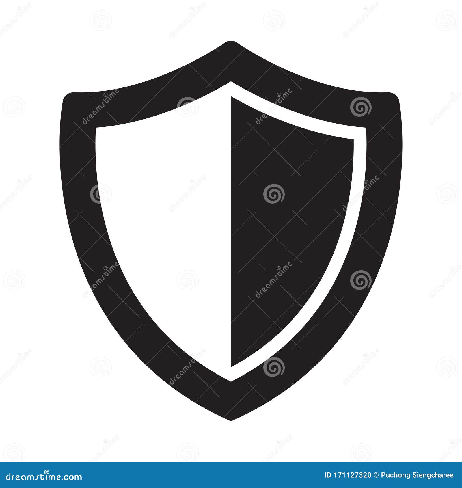 Abstract Security Vector Icon Illustration Isolated on White Background ...