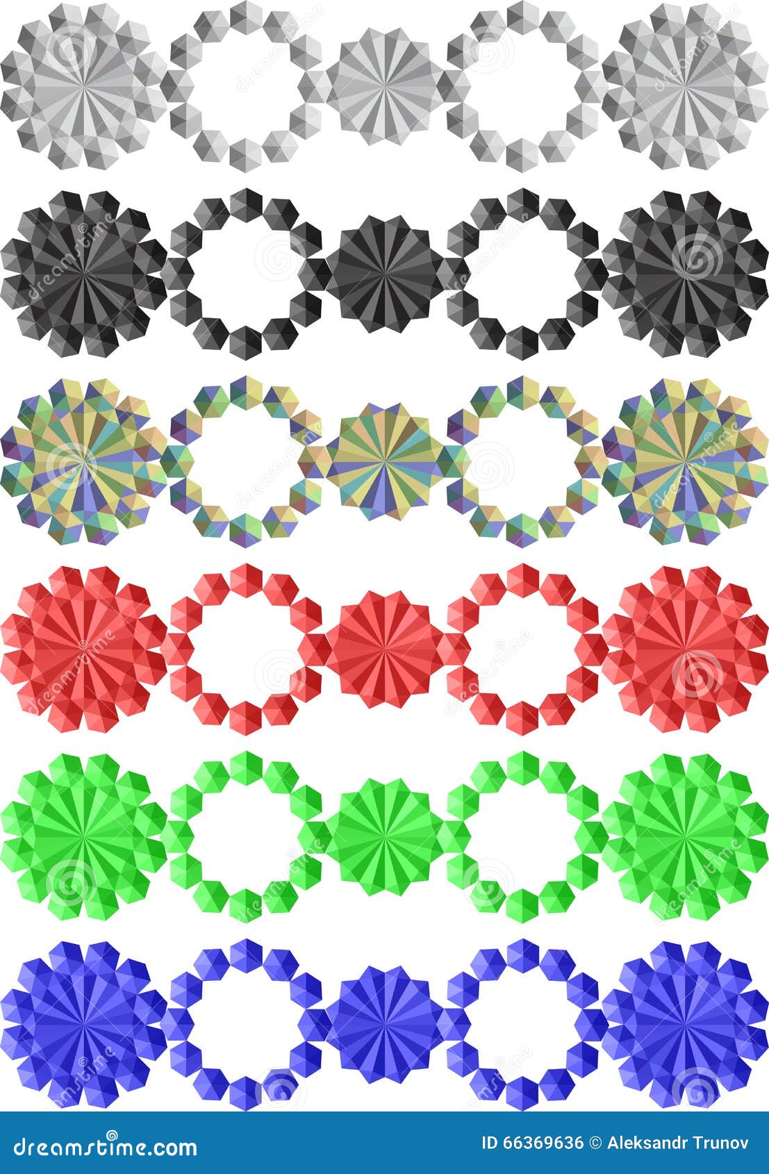 Abstract separators stock illustration. Illustration of colors - 66369636