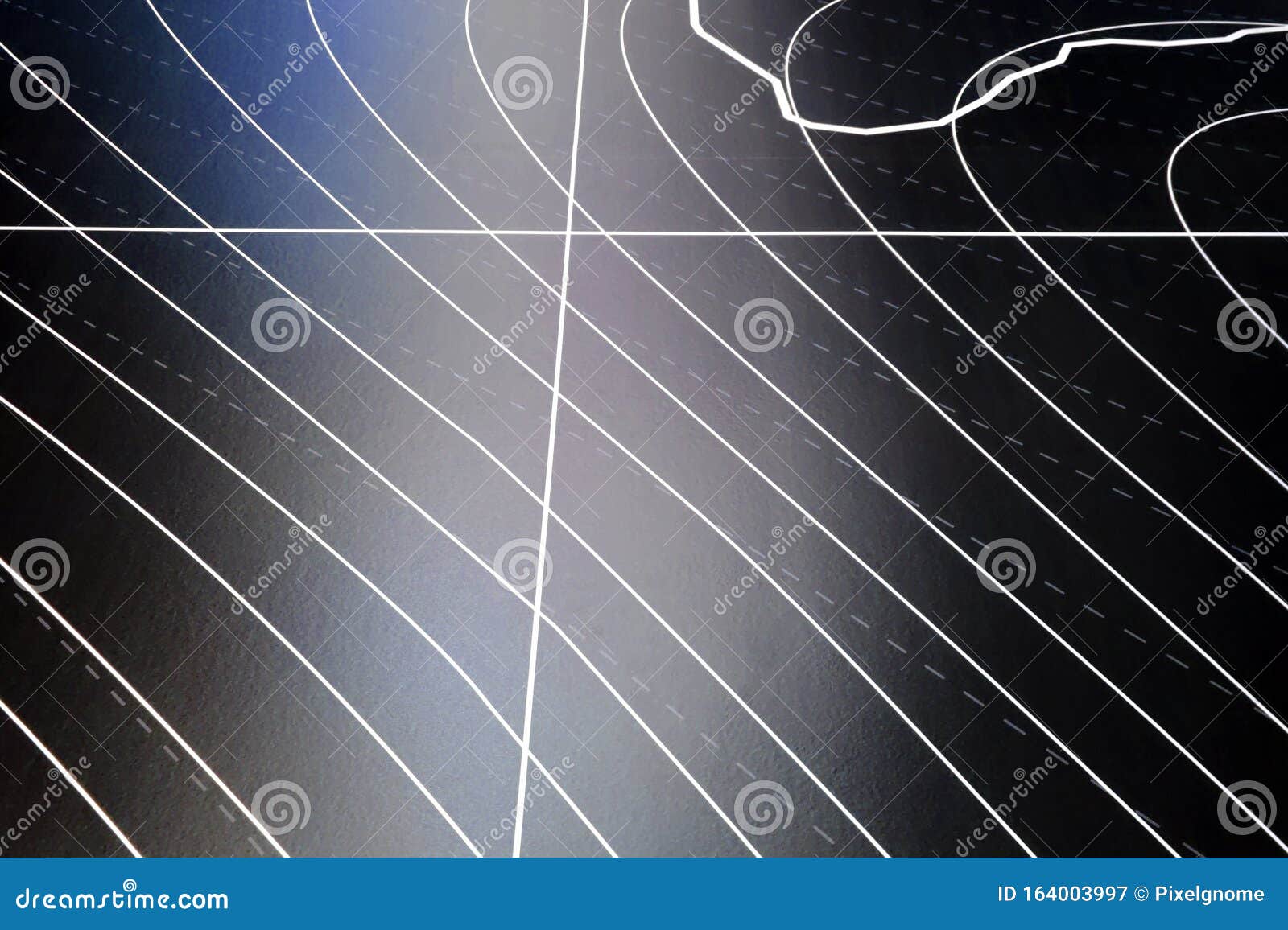 An Abstract Series of Map Lines. Stock Image - Image of lines, guide ...