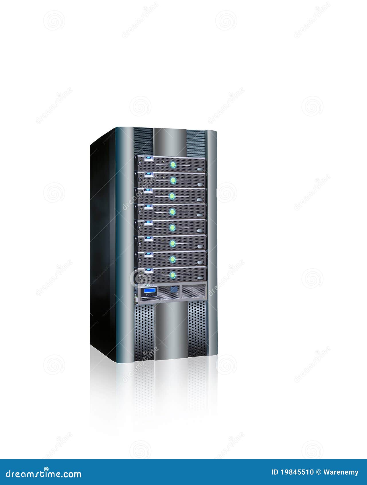 Abstract server stock illustration. Illustration of database - 19845510