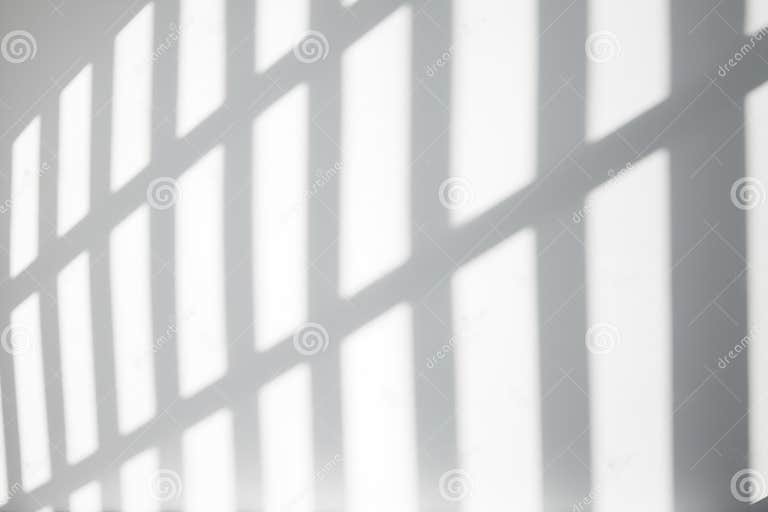 Abstract Shadow Grid Pattern on White Wall from Light Stock ...