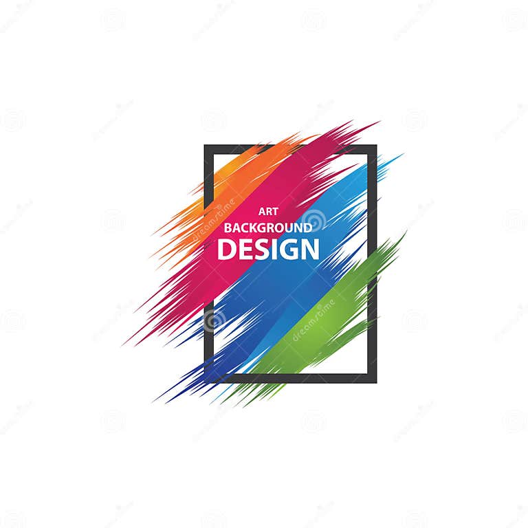 Abstract Shape Background Frame Vector Stock Vector - Illustration of ...